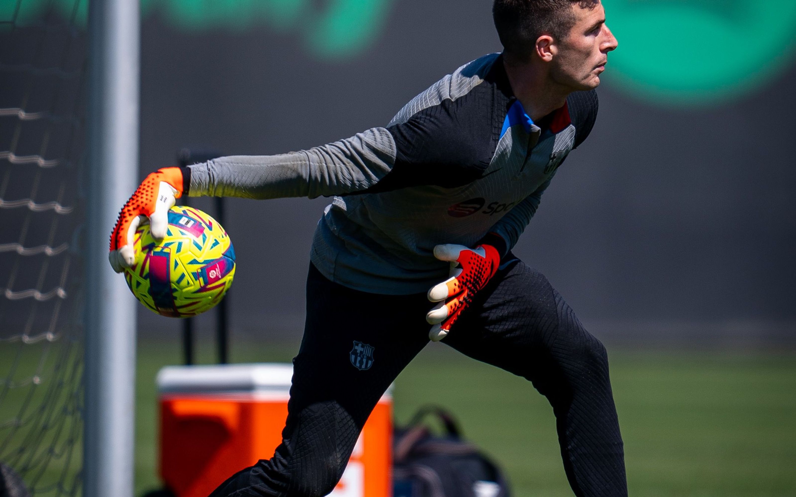 Enfocats en el partit contra l'Atlètic de Madrid