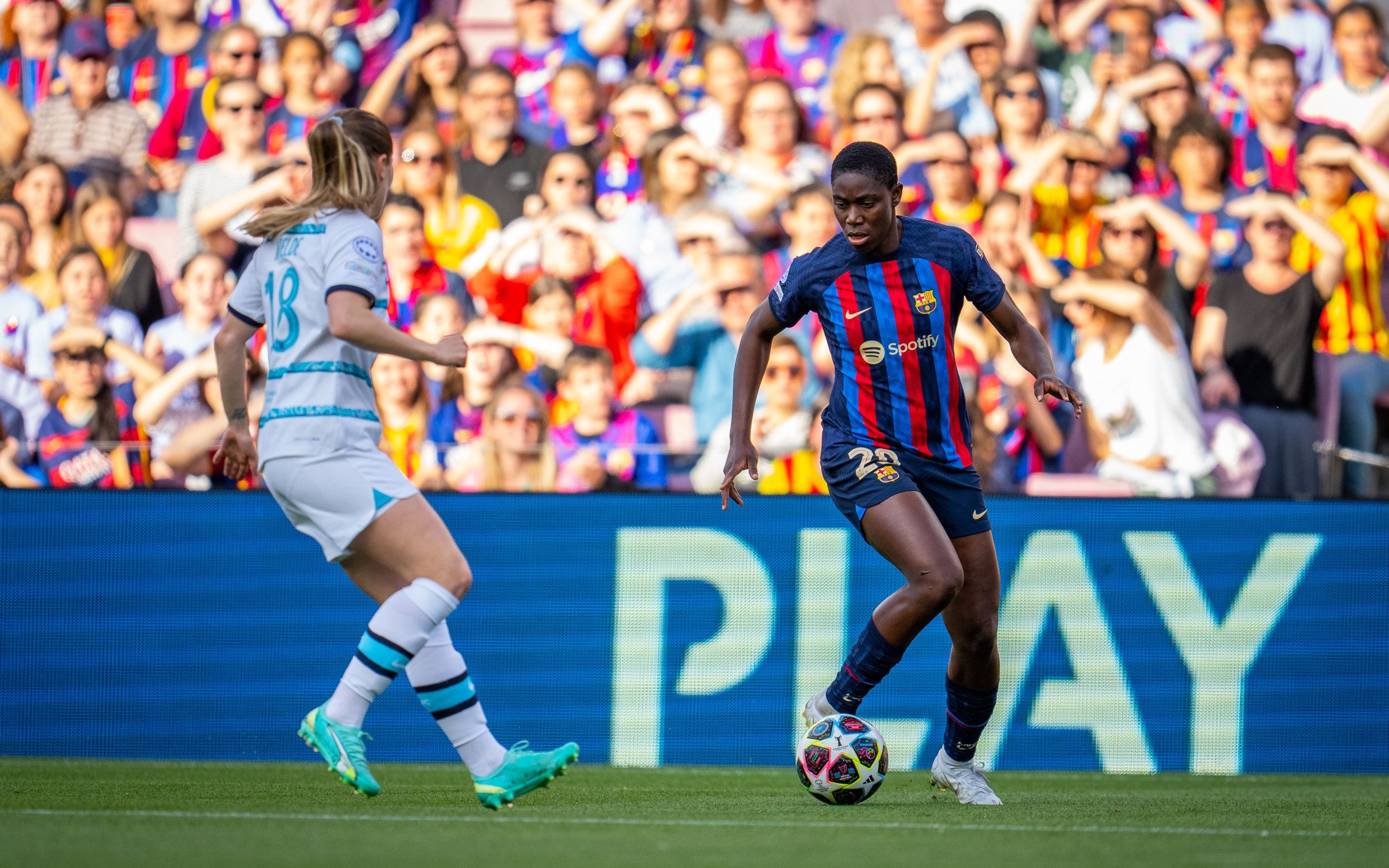 Barça 1-1 Chelsea in the WCL