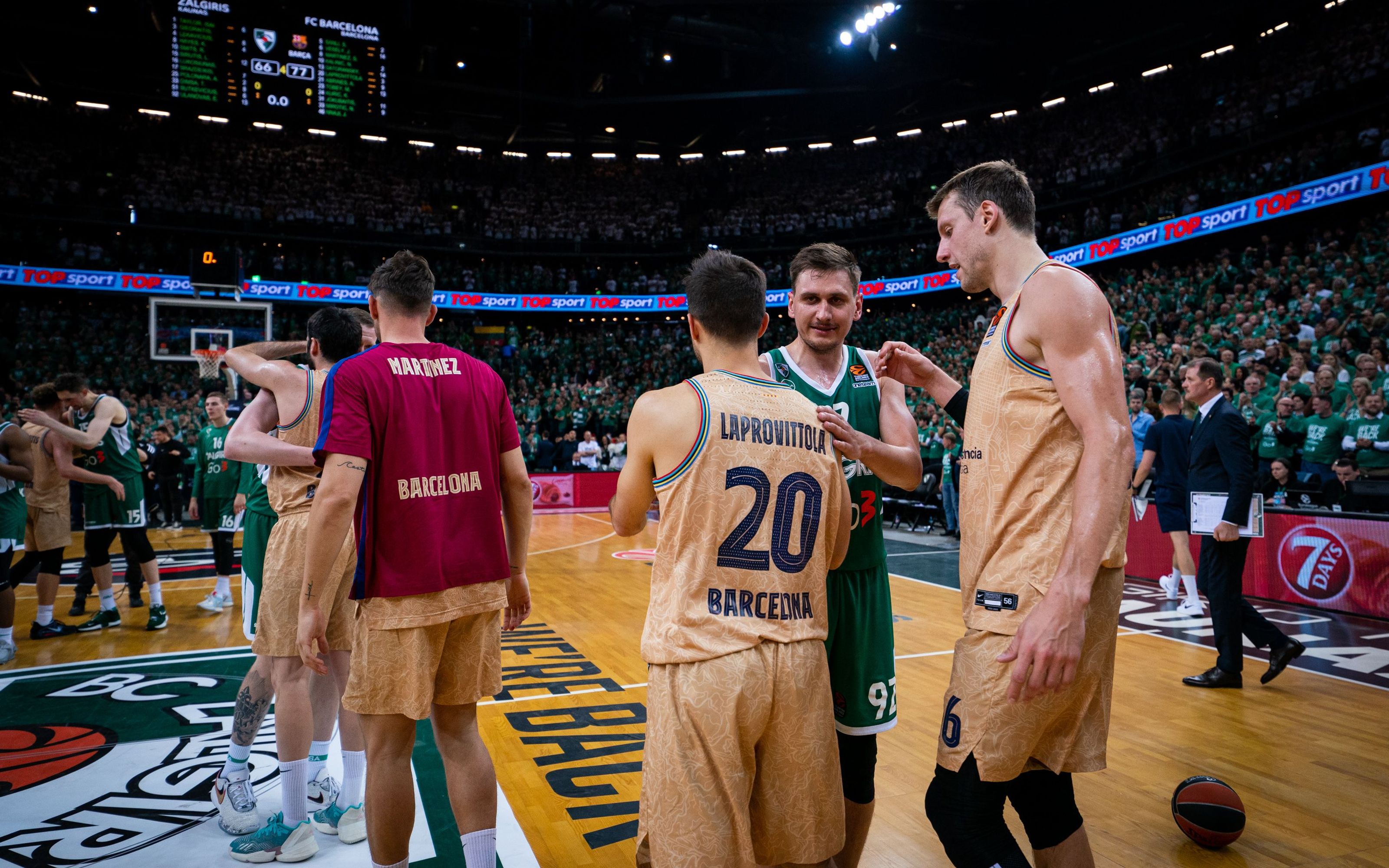 The decisive win against Zalgiris in photos