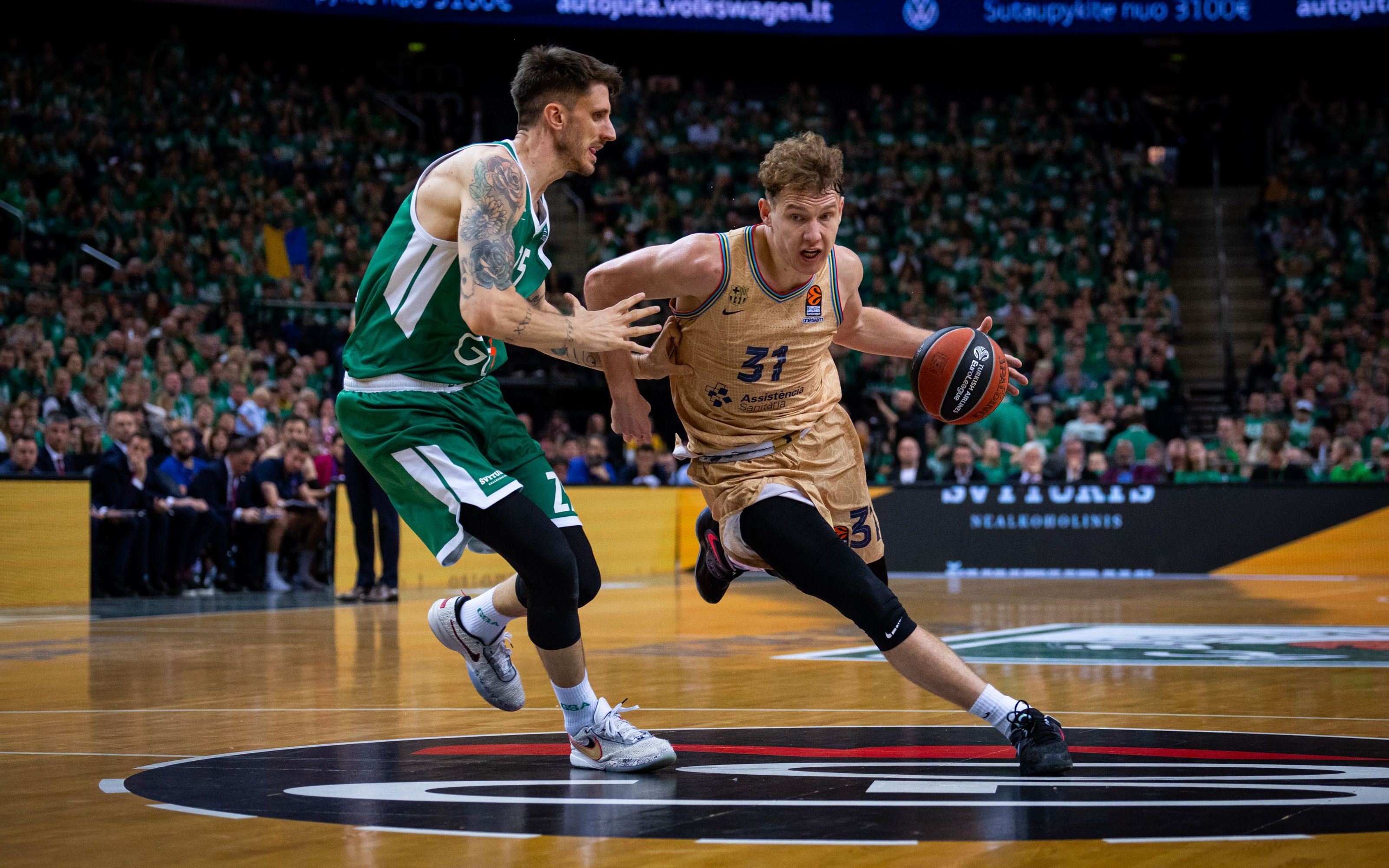 The decisive win against Zalgiris in photos