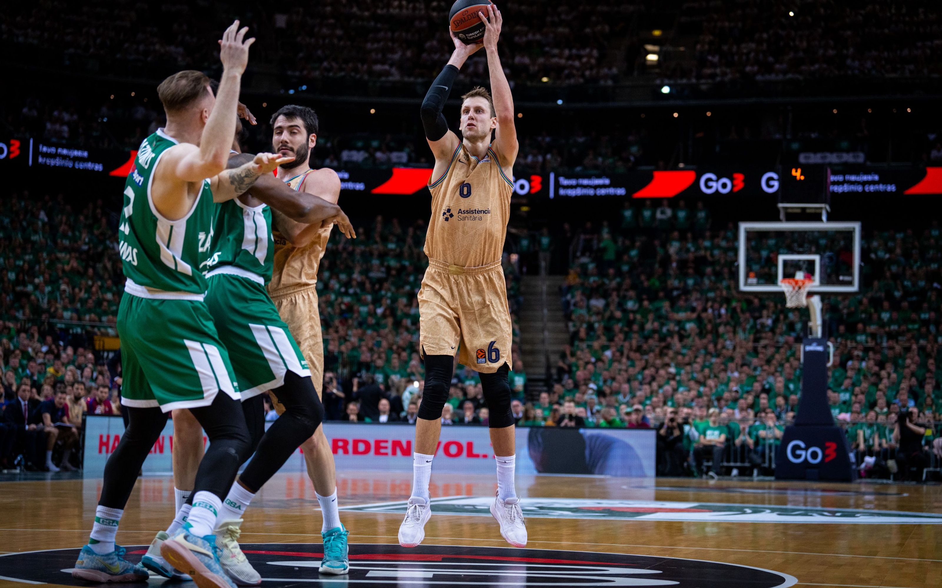 The decisive win against Zalgiris in photos