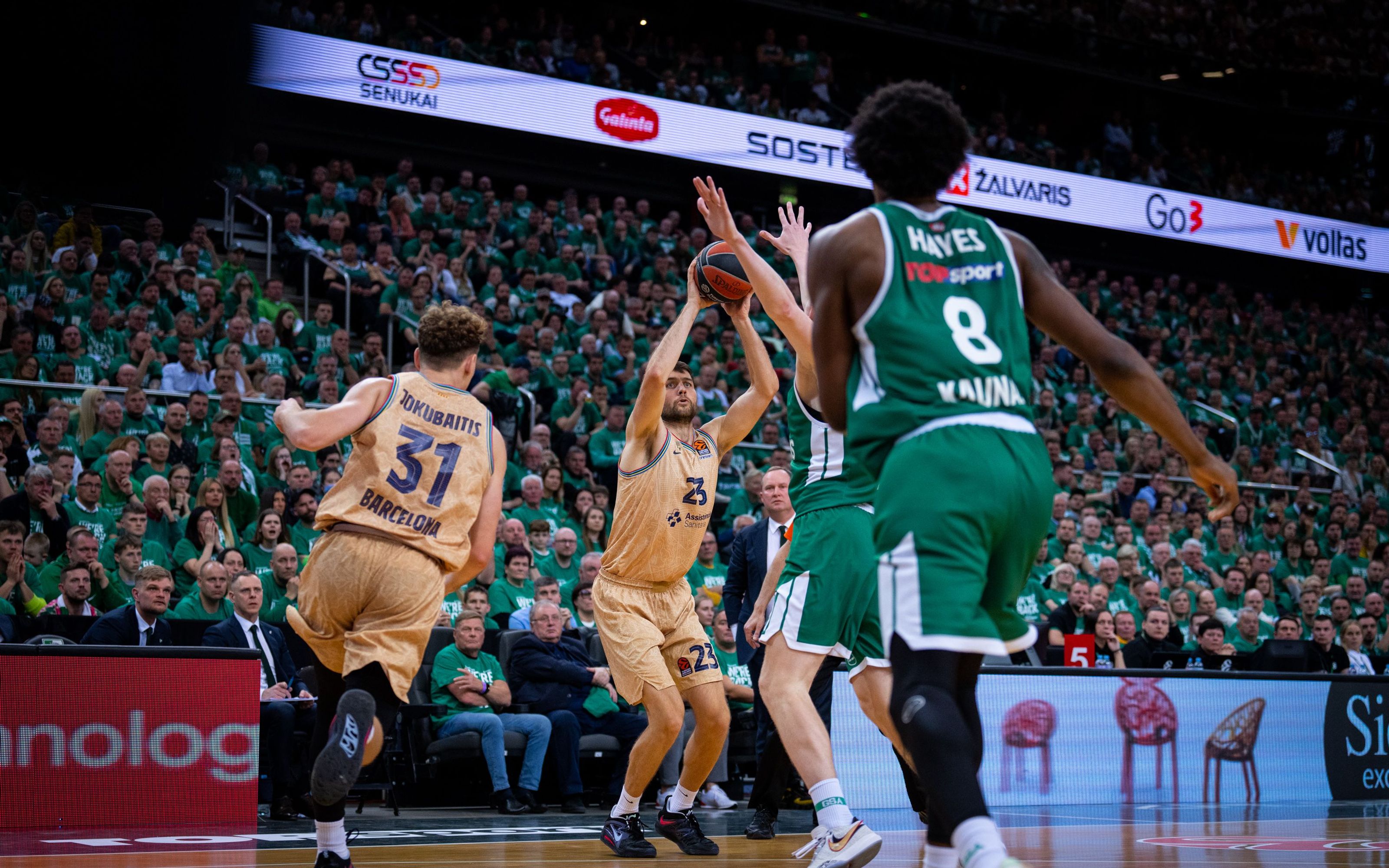 The decisive win against Zalgiris in photos