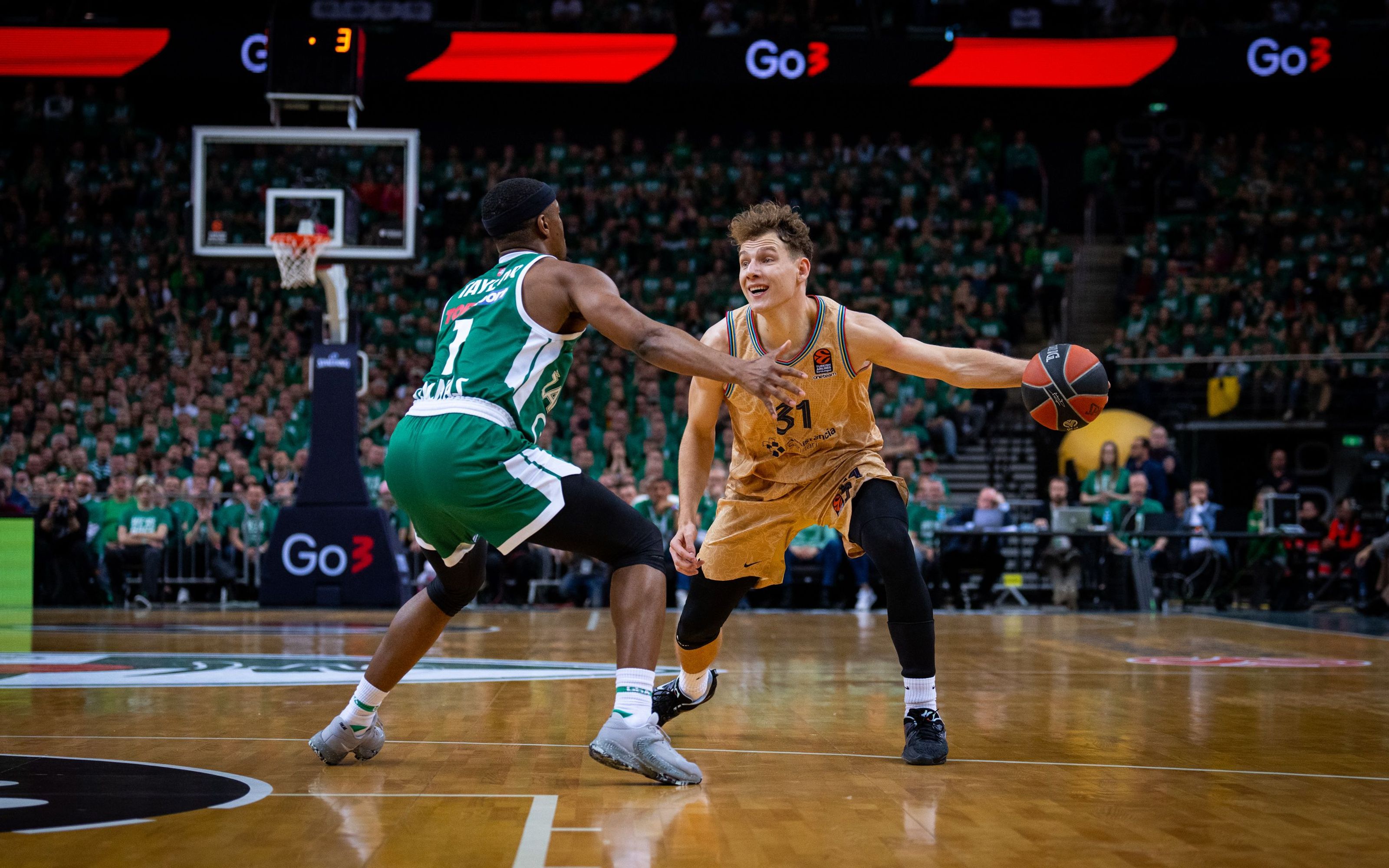 The decisive win against Zalgiris in photos