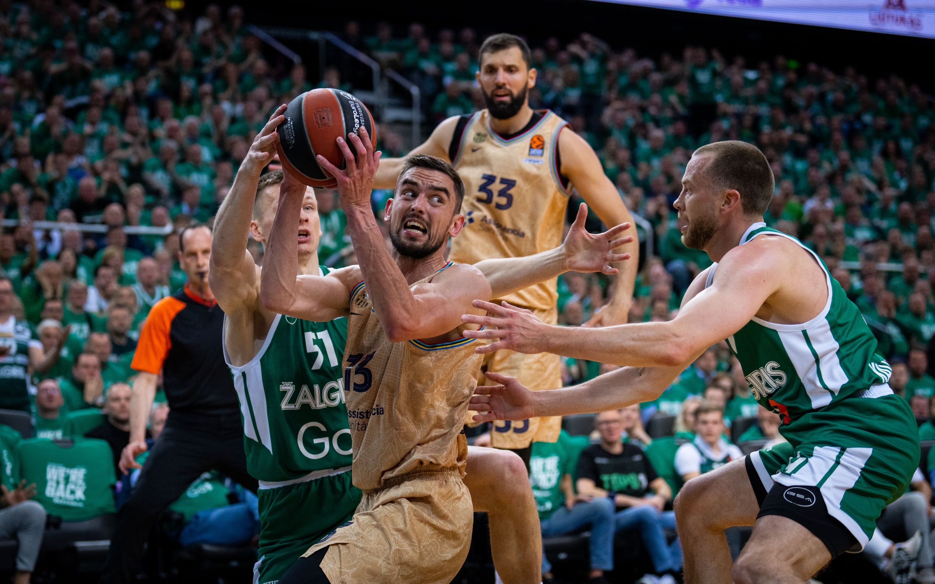 The decisive win against Zalgiris in photos