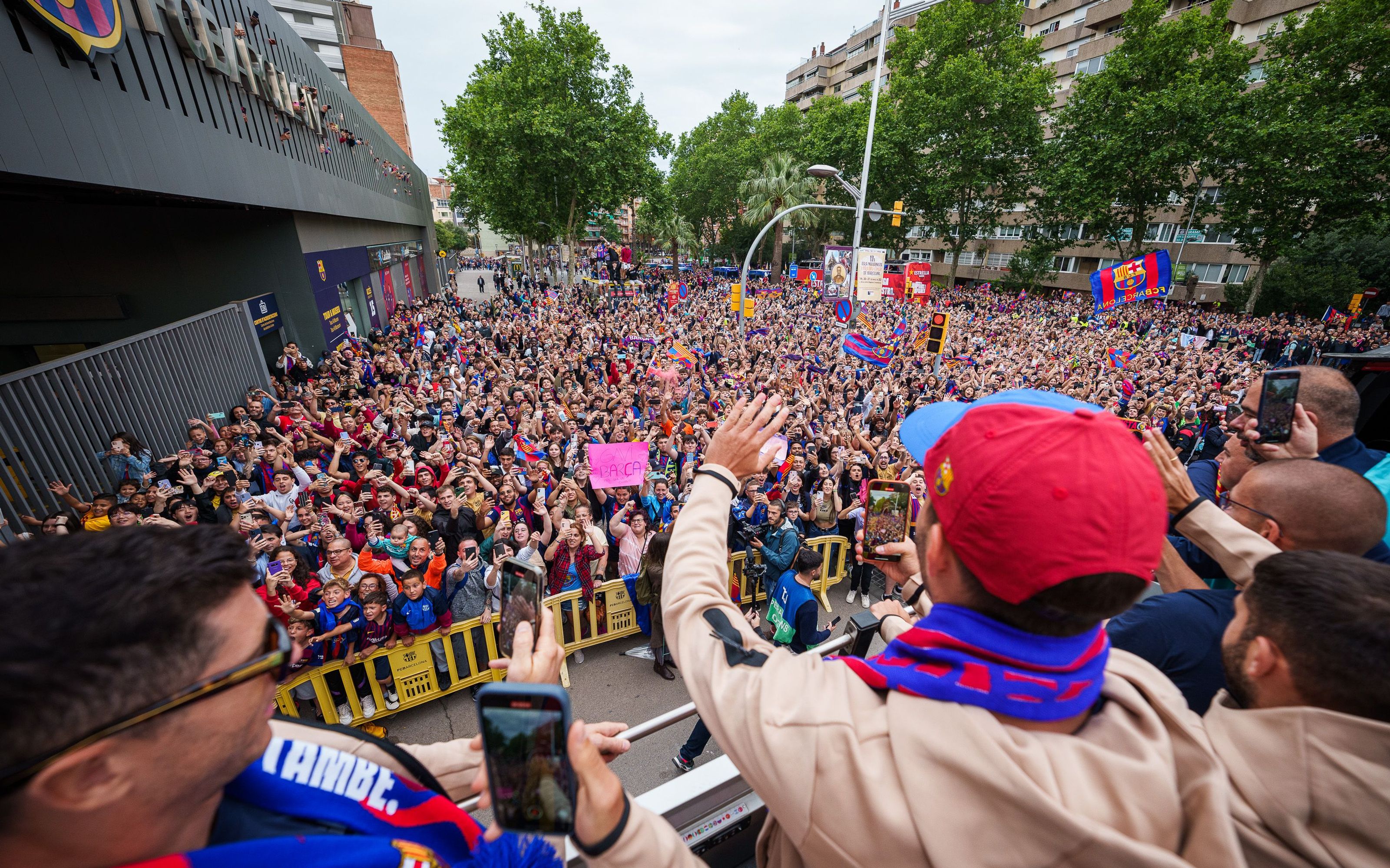 The best photos from the league champions' parade