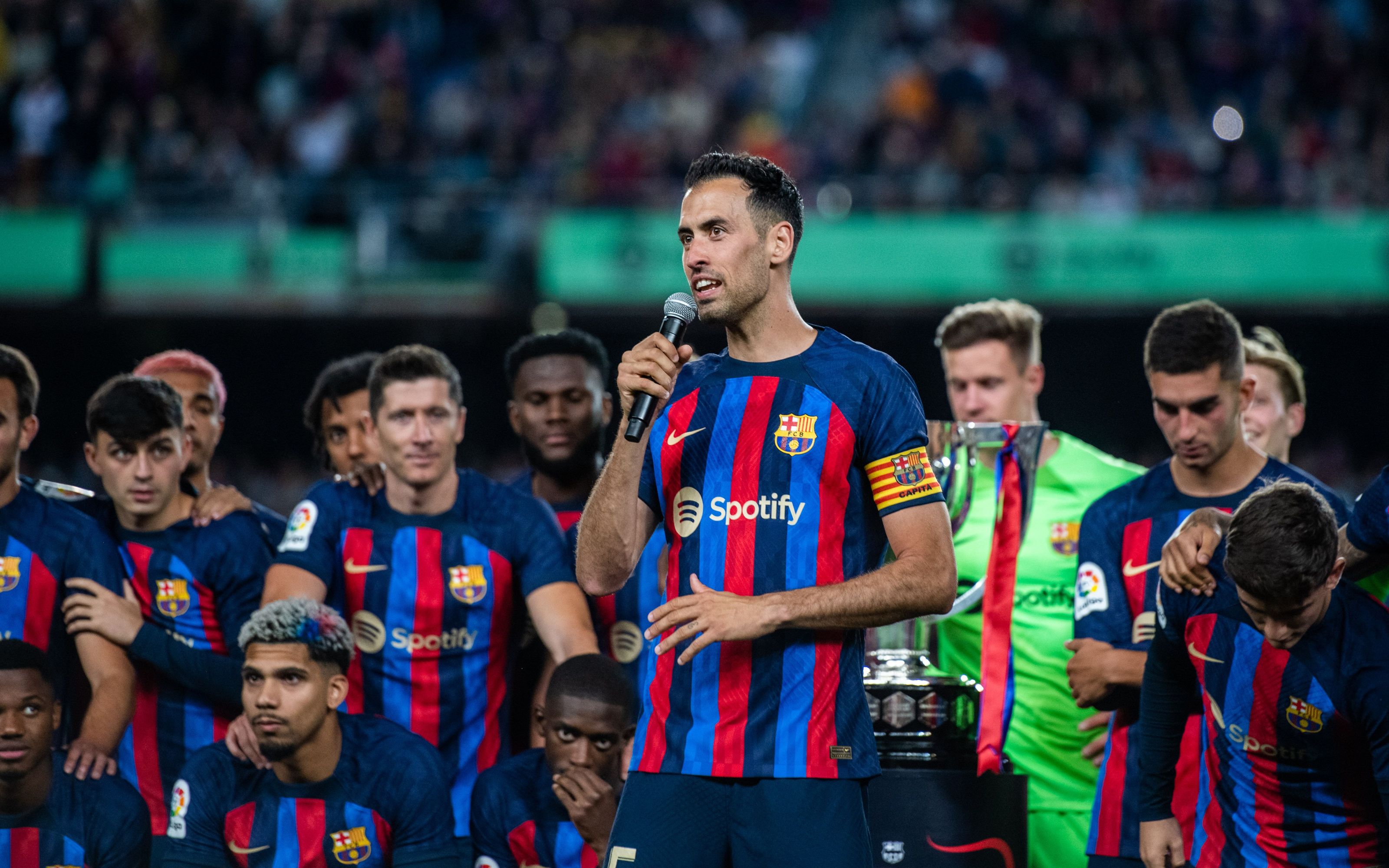 The Best Photos From The League Title Celebrations At Camp Nou The Best Photos From The League Title Celebrations At Camp Nou