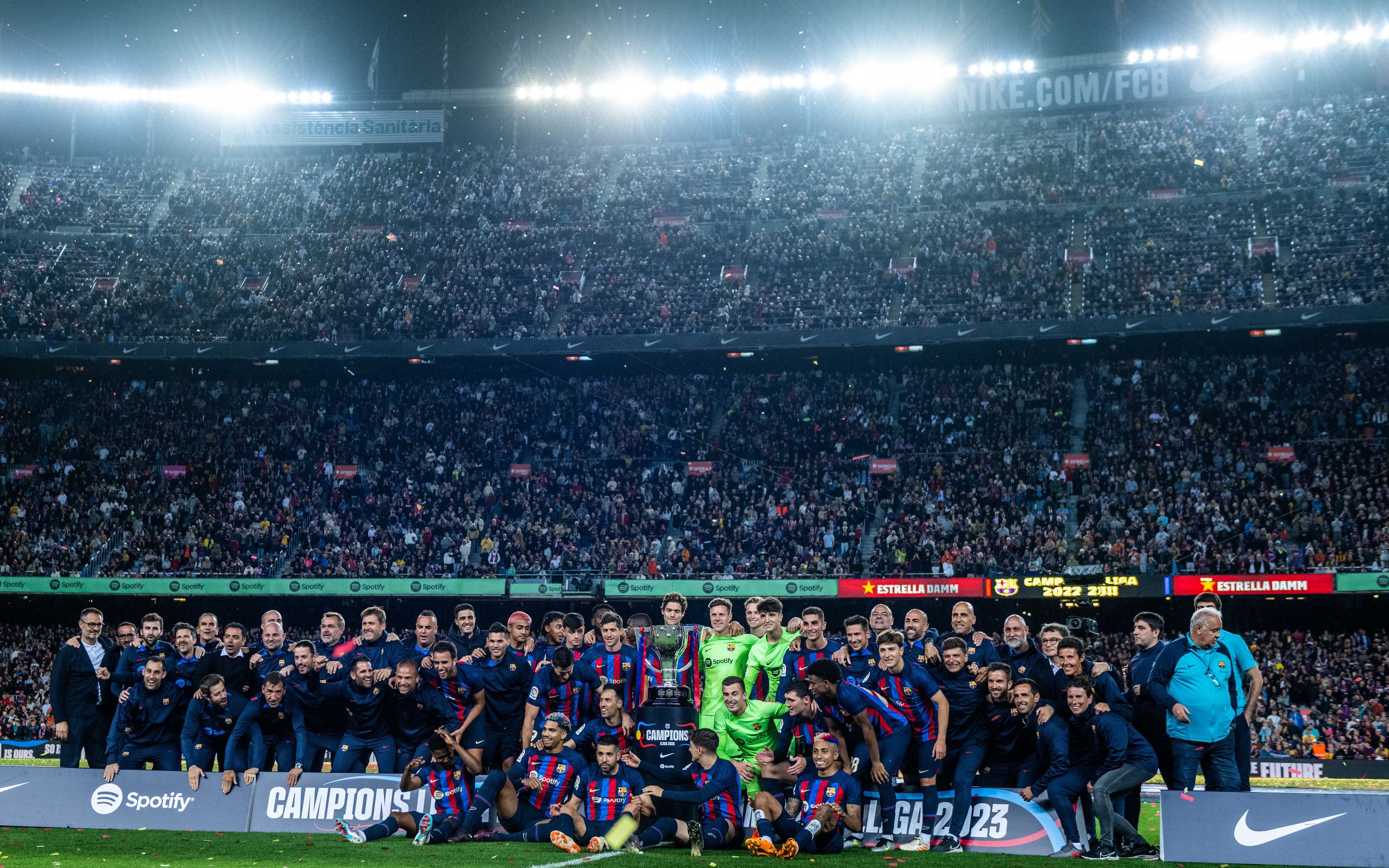 The best photos from the league title celebrations at Camp Nou