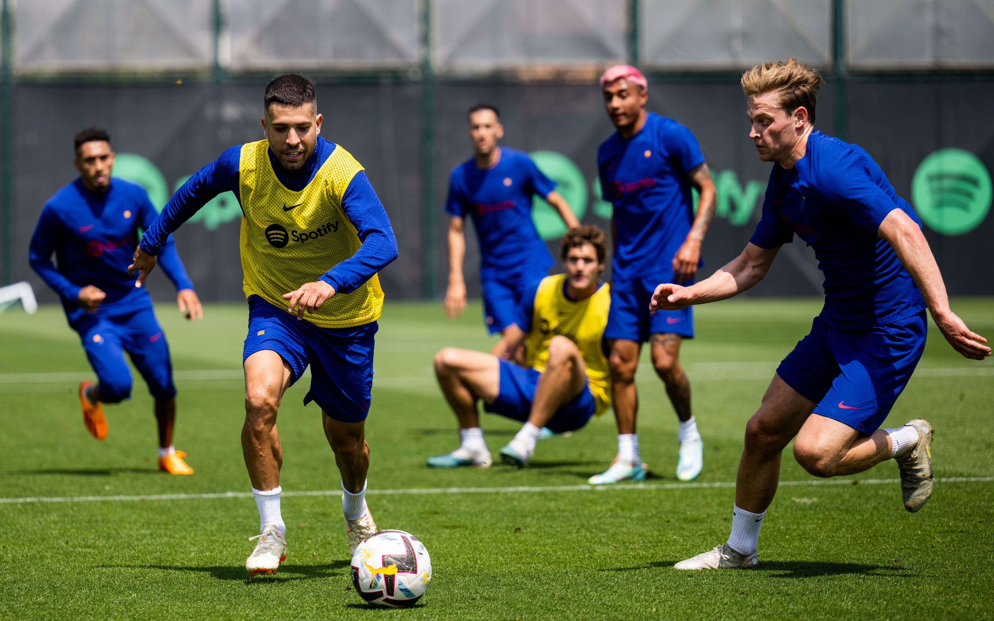 Session ahead of final game at Spotify Camp Nou