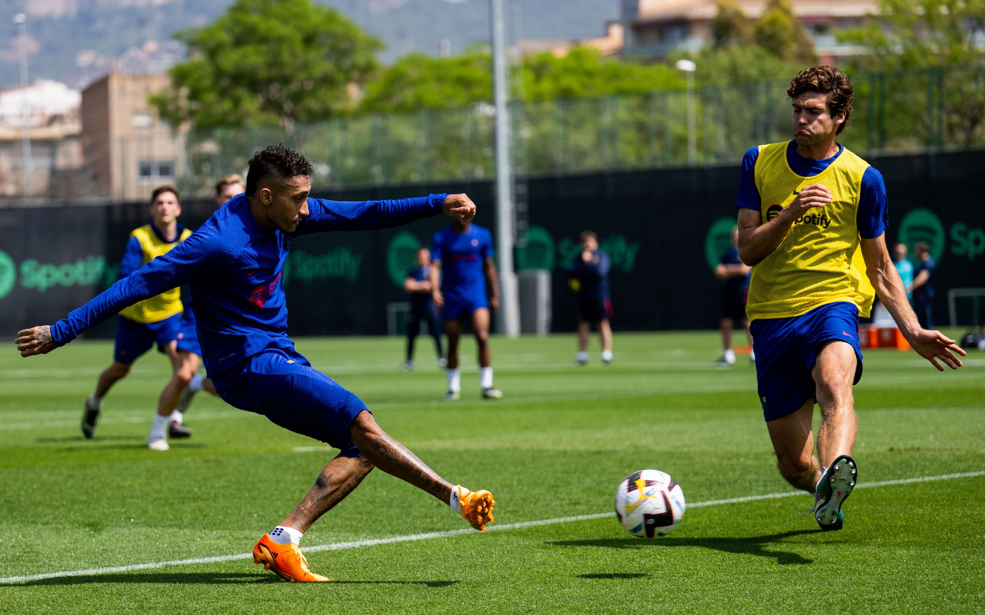 Session ahead of final game at Spotify Camp Nou