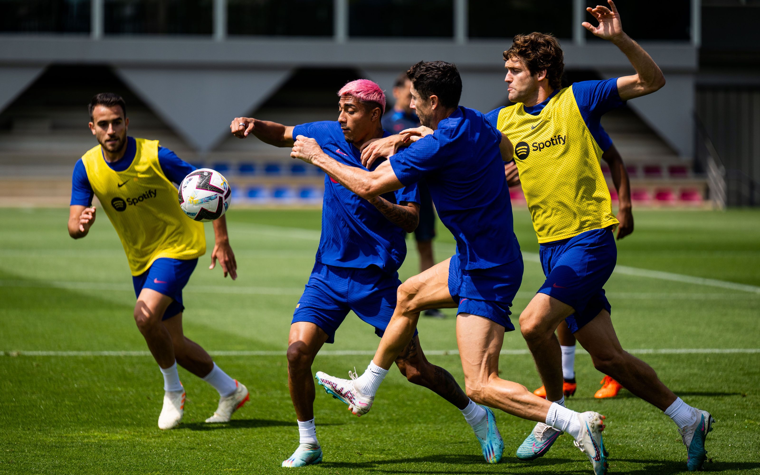 Session ahead of final game at Spotify Camp Nou