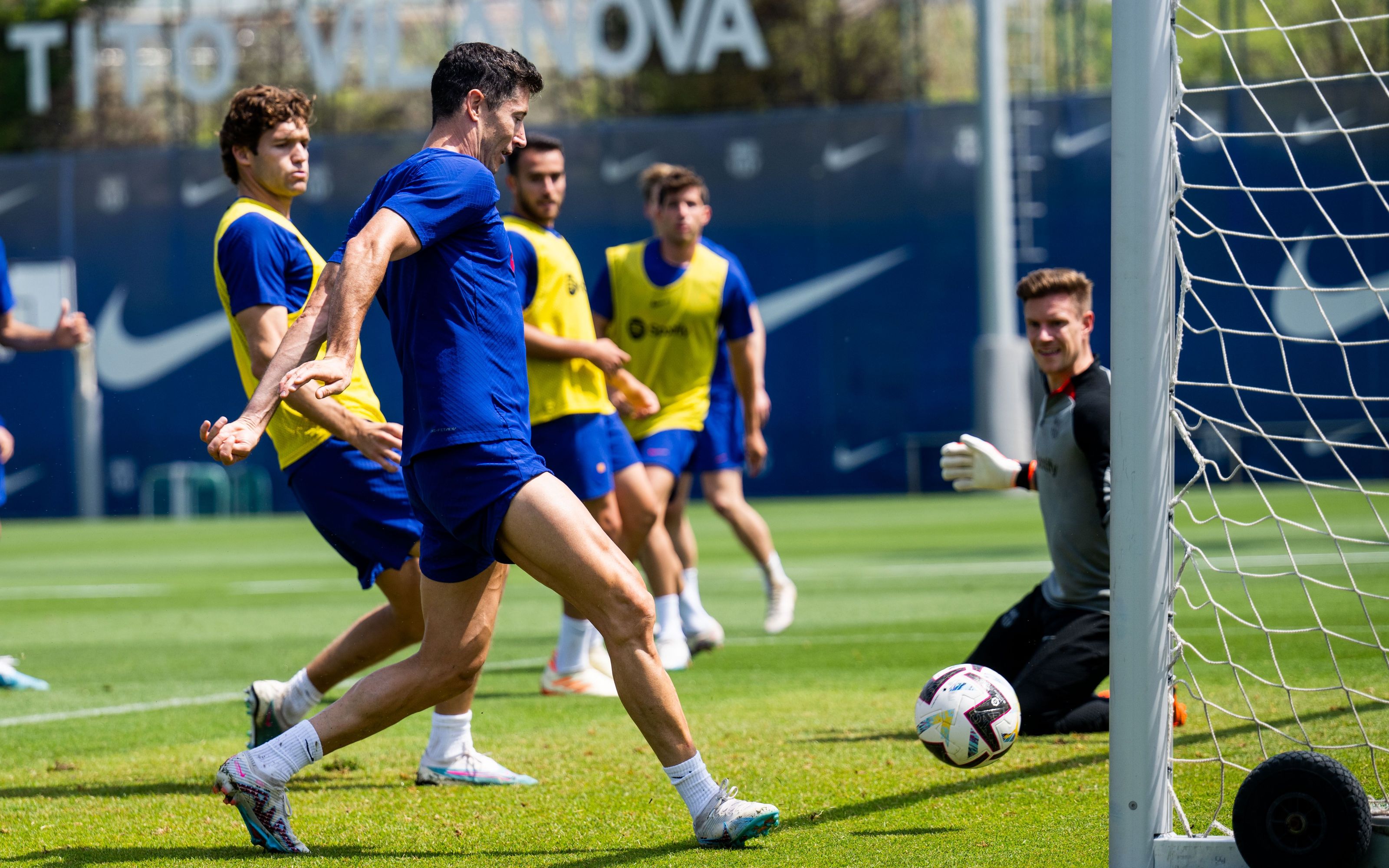 Session ahead of final game at Spotify Camp Nou
