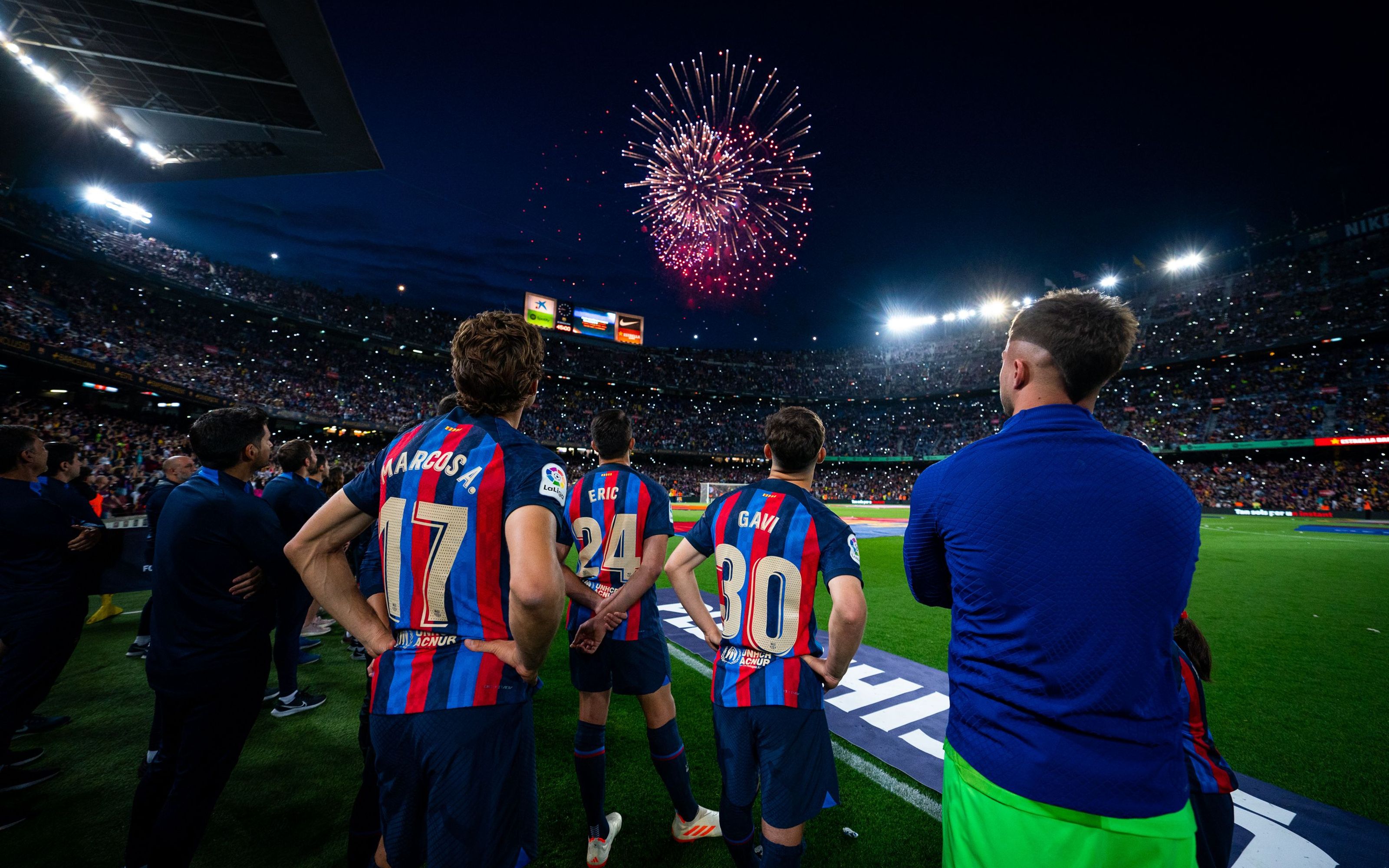 The photos from an emotional evening at Spotify Camp Nou