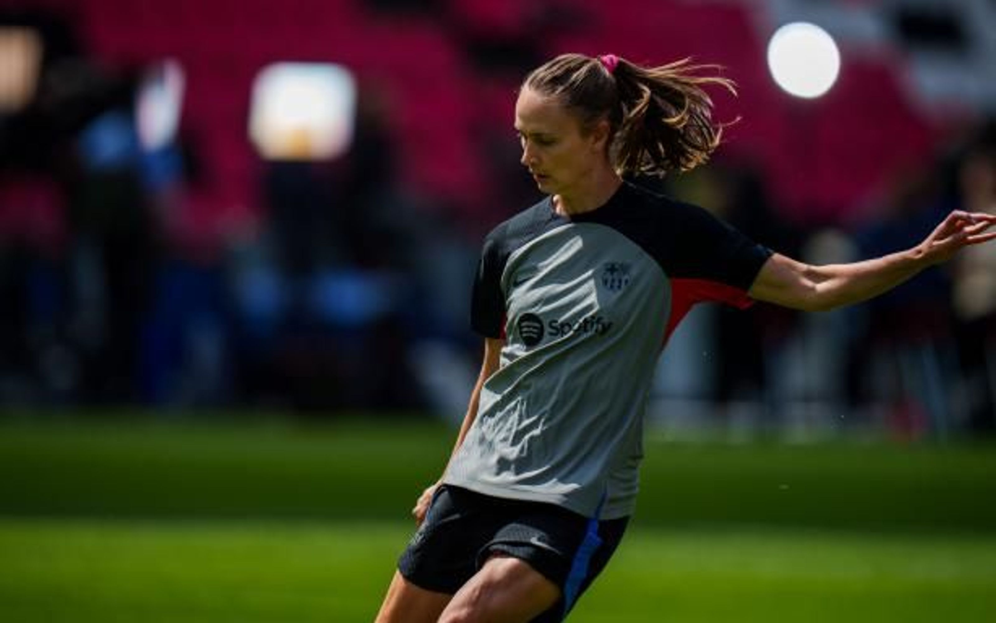 Entraînement du Barça Féminin au Philips Stadion