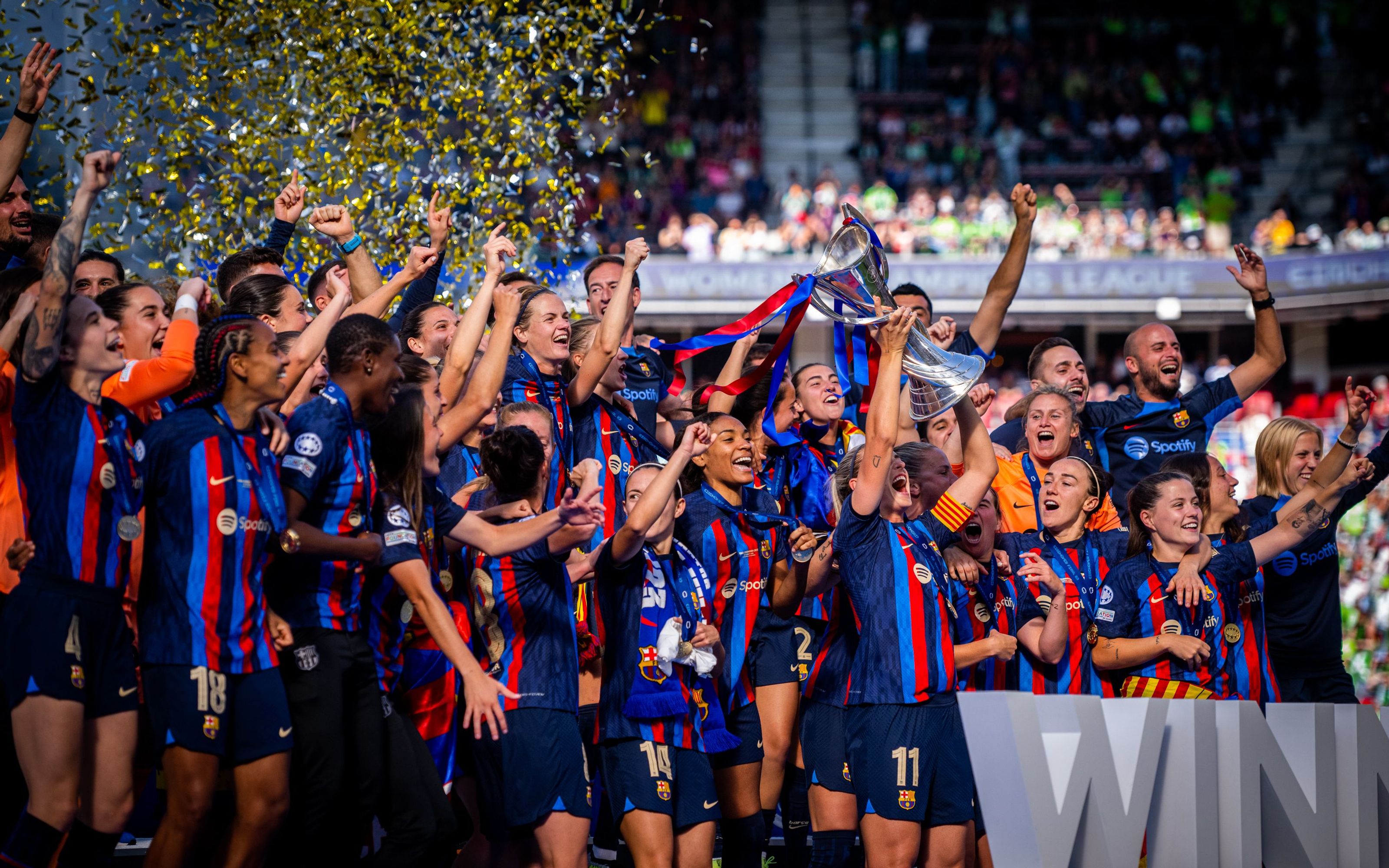 The best photos from a historic victory