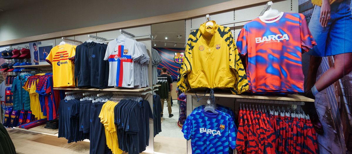 La inauguración de la nueva Barça Store Las Arenas