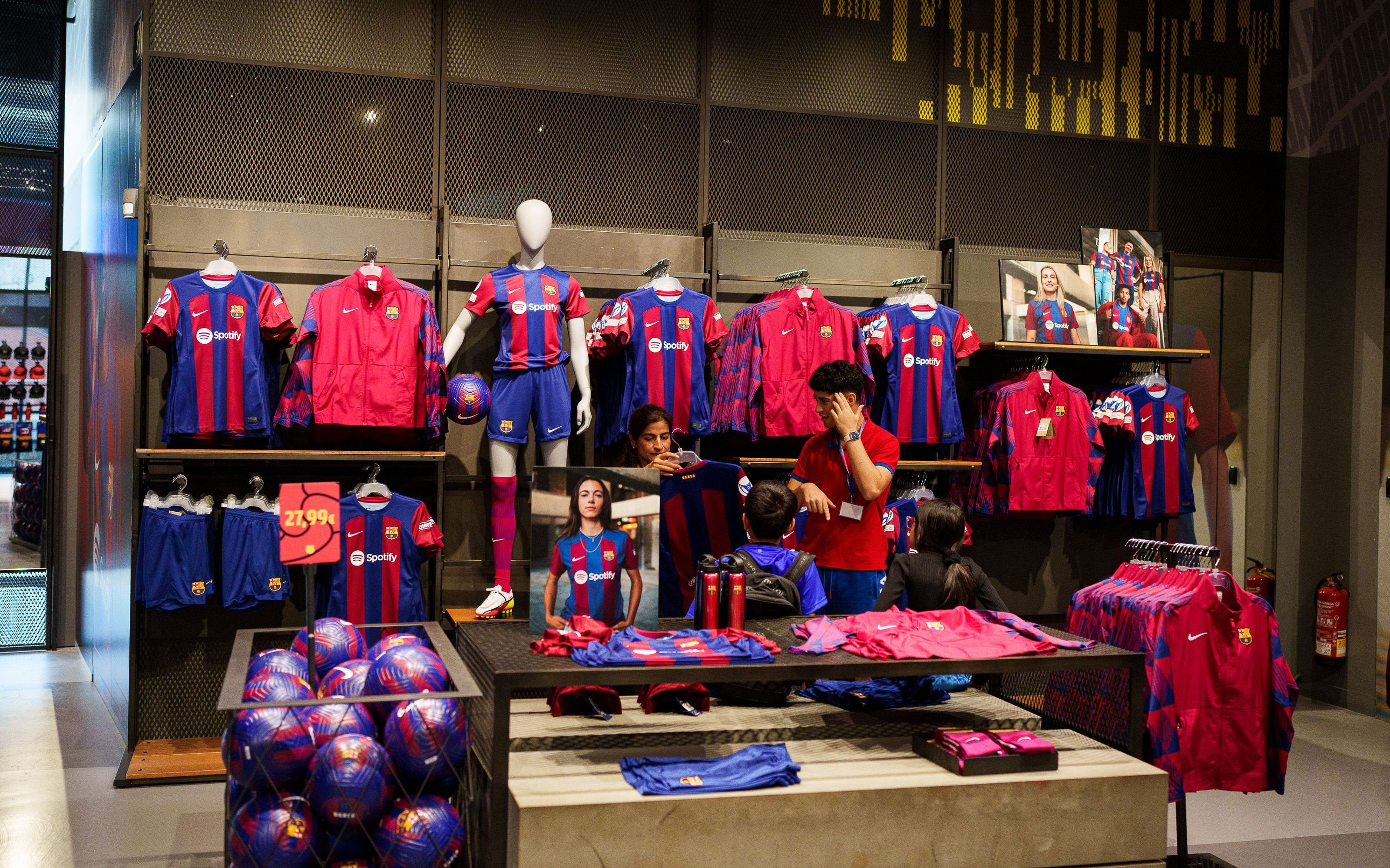 El New Kit a la Barça Megastore