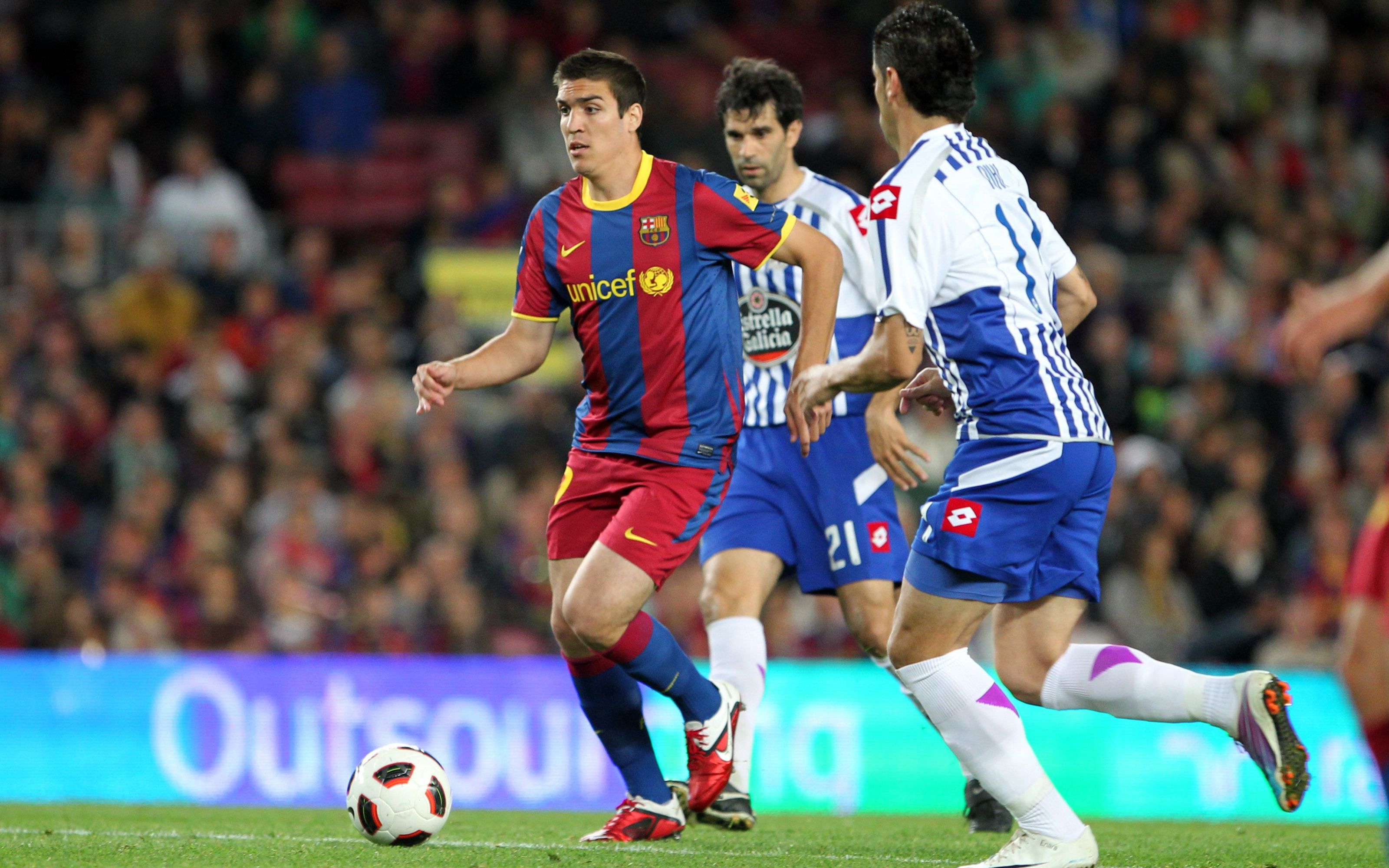 ラ・マシア時代のオリオル・ロメウ