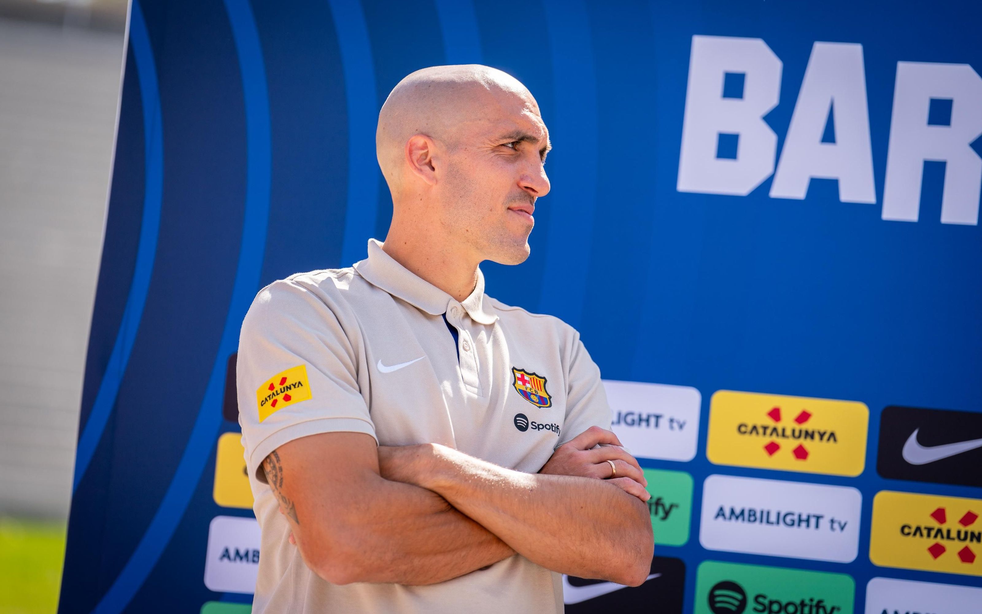 La présentation d'Oriol Romeu, en images