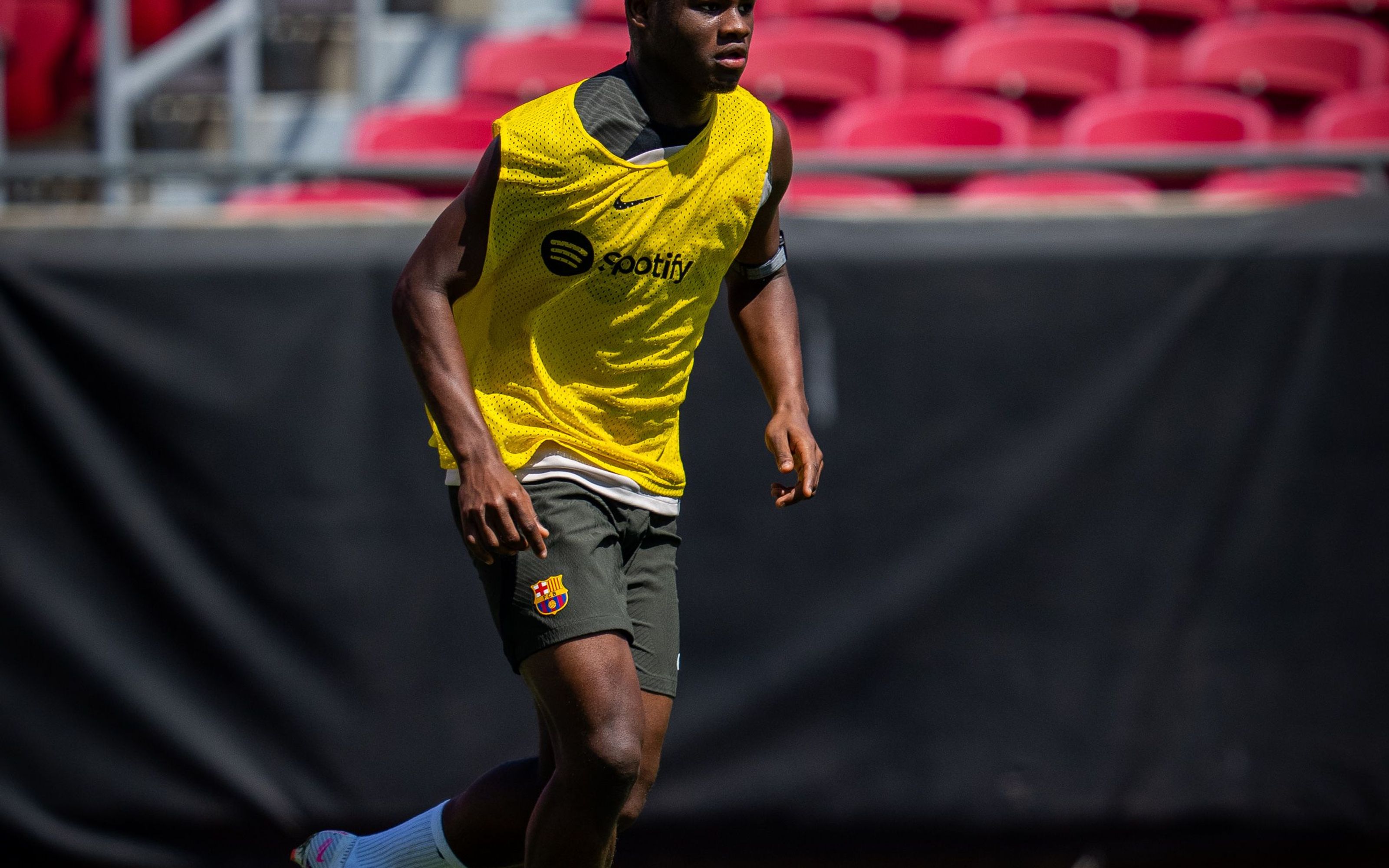 Team train as normal in Los Angeles