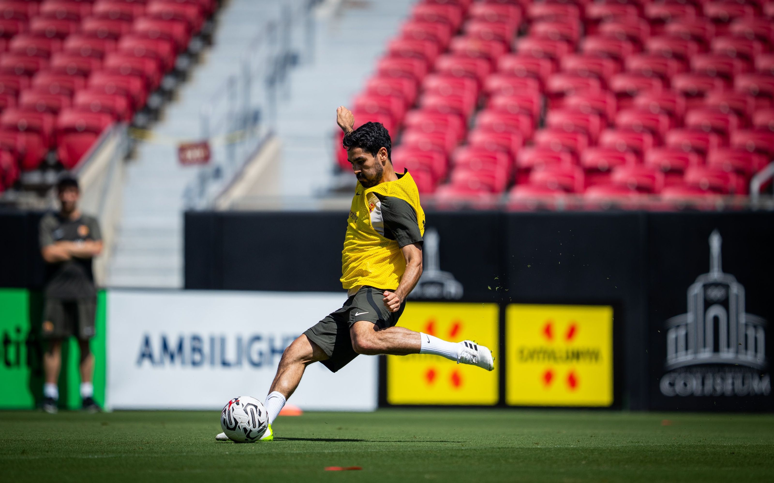 Team train as normal in Los Angeles