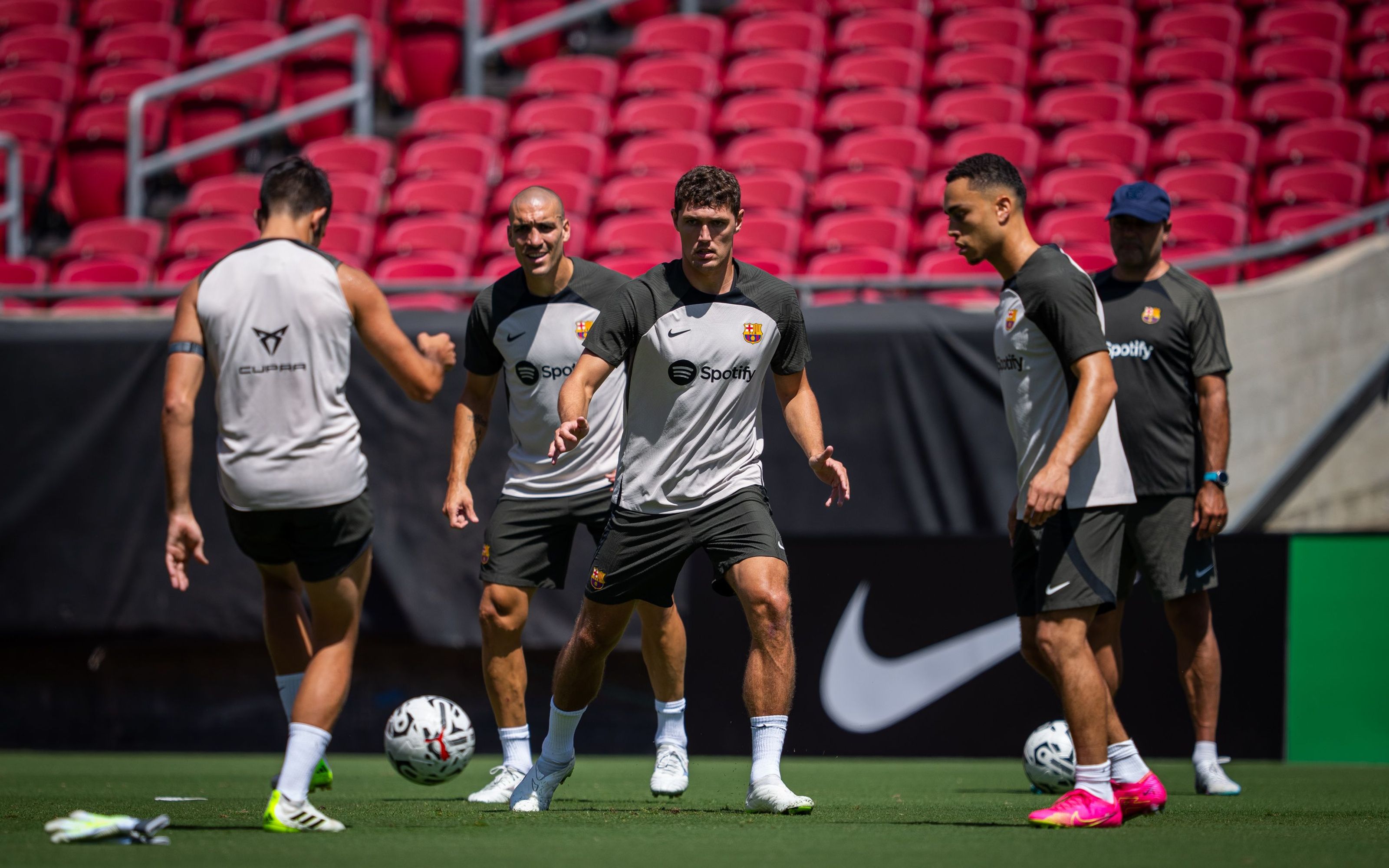 ロスアンジェルスでの試合翌日練習（27-7-23）