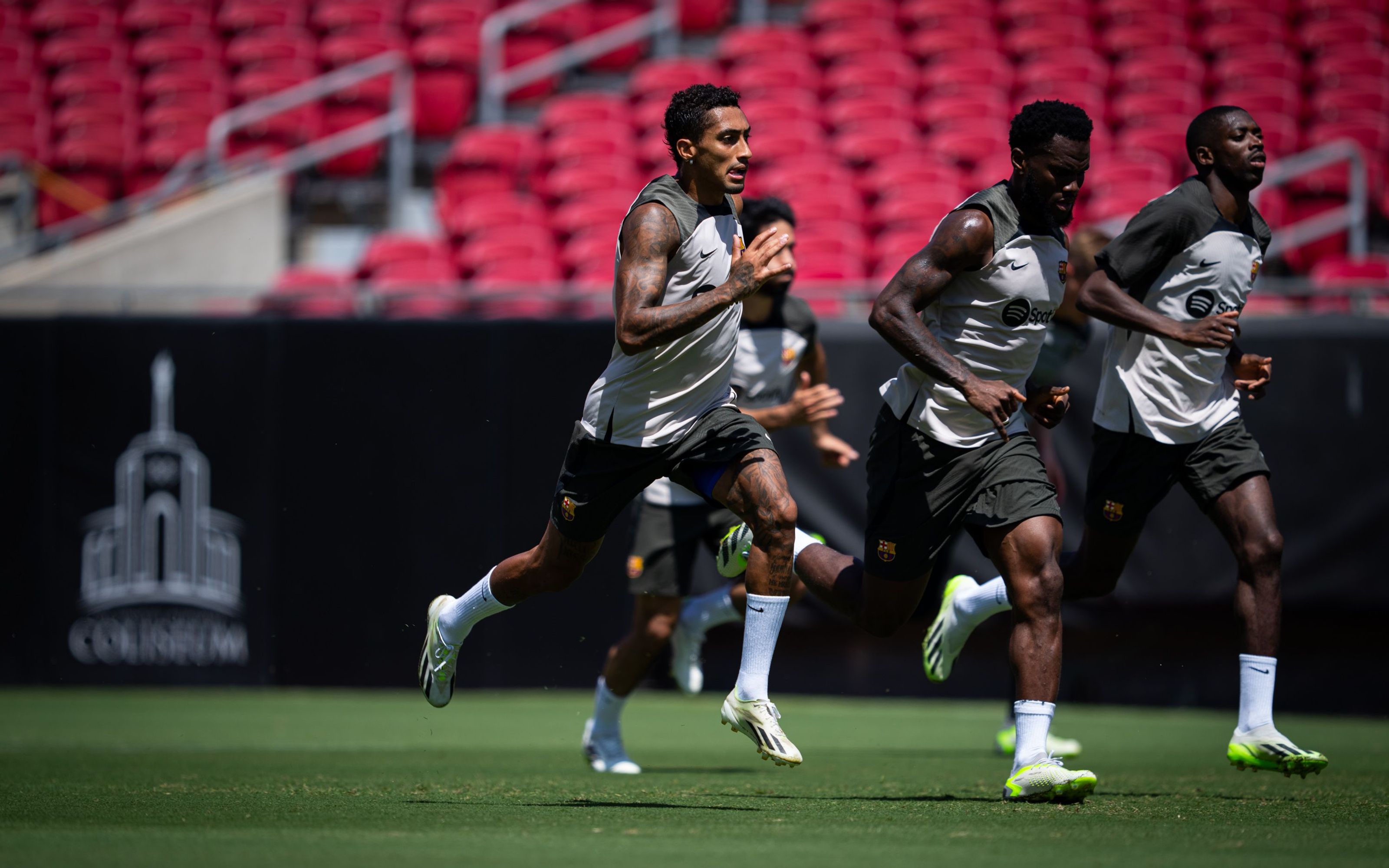 ロスアンジェルスでの試合翌日練習（27-7-23）