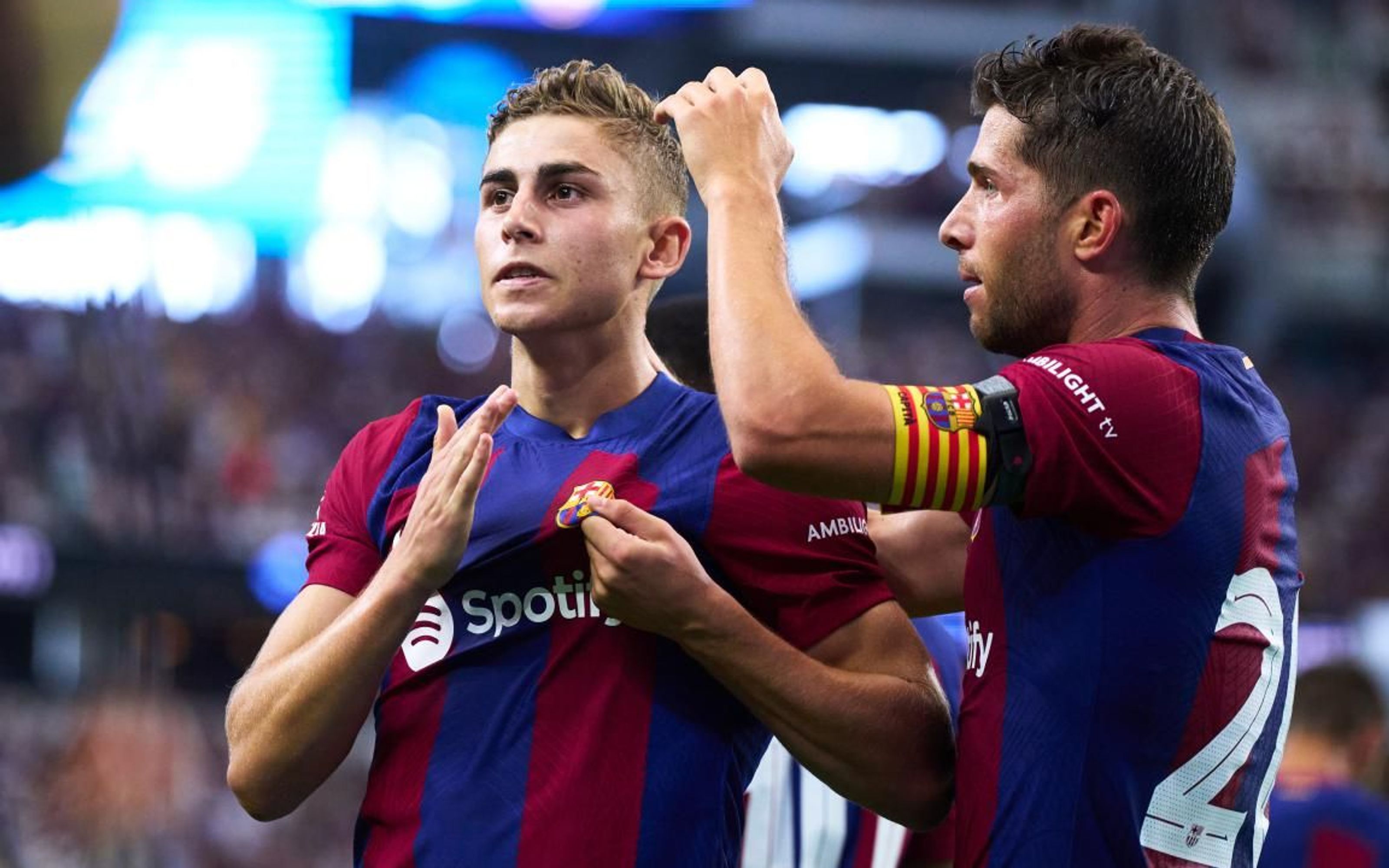 Fermín's Clásico goal celebration frame by frame