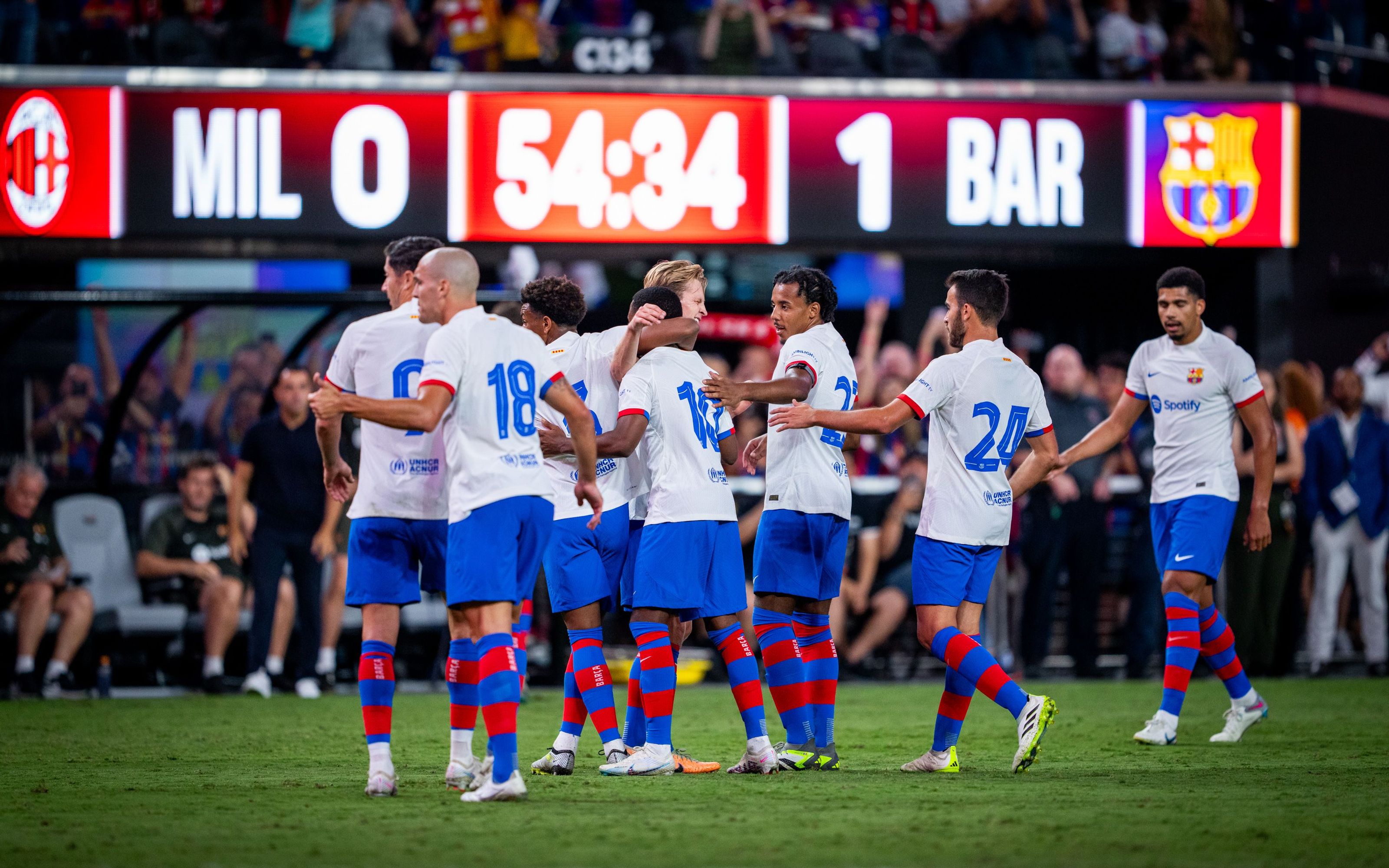 Photos from the win against AC Milan