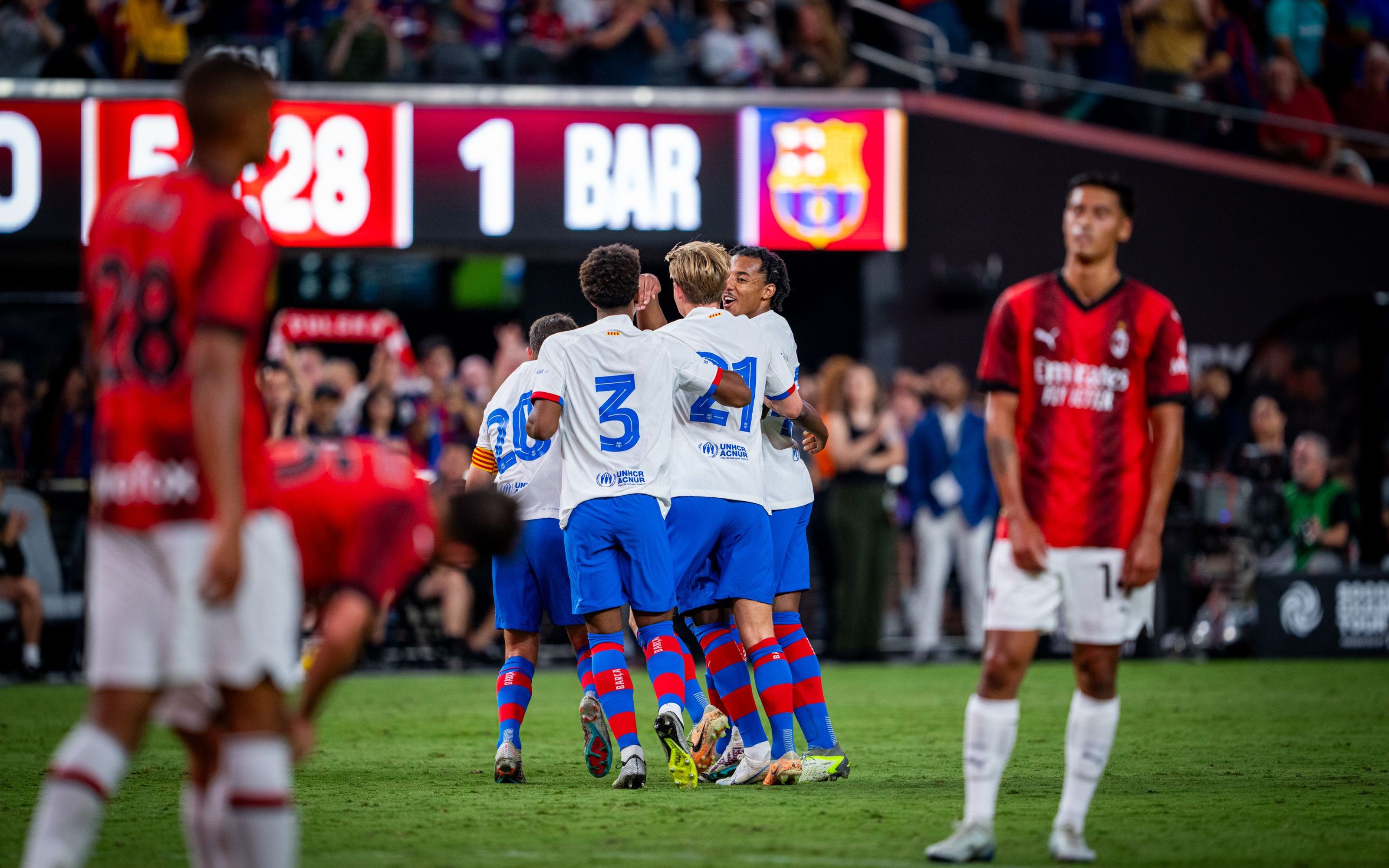 Photos from the win against AC Milan
