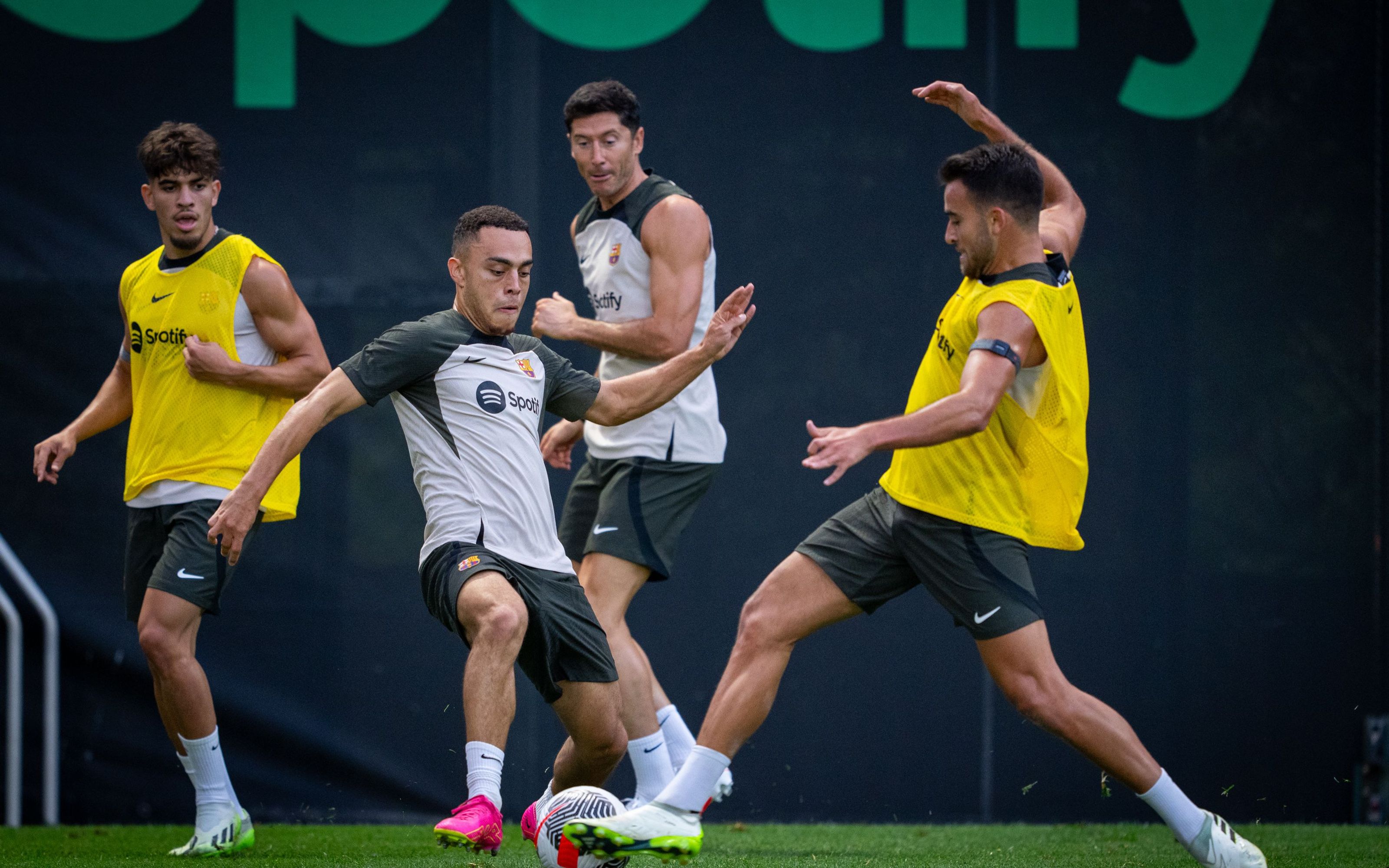 Sunday training back in Barcelona