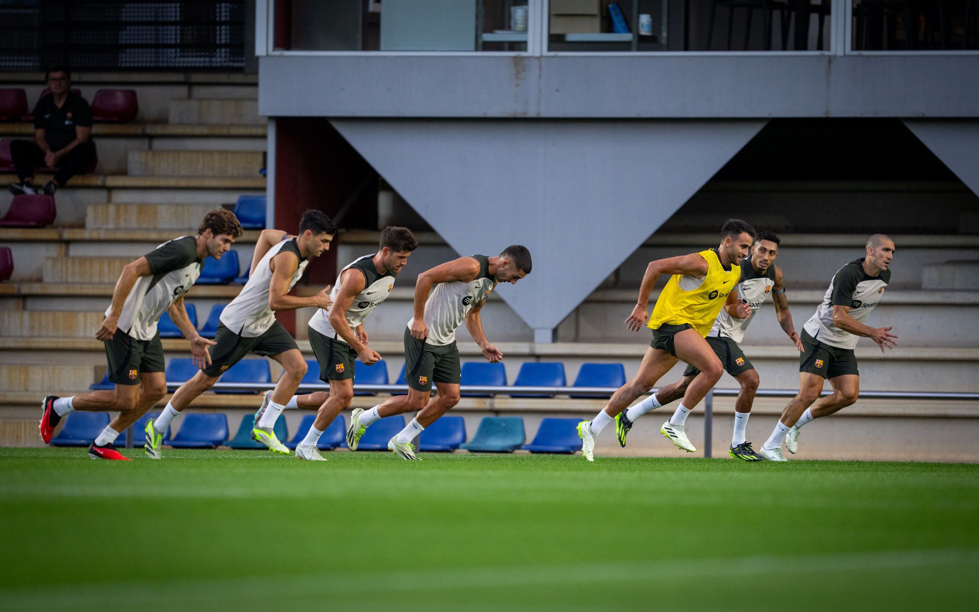 Sunday training back in Barcelona