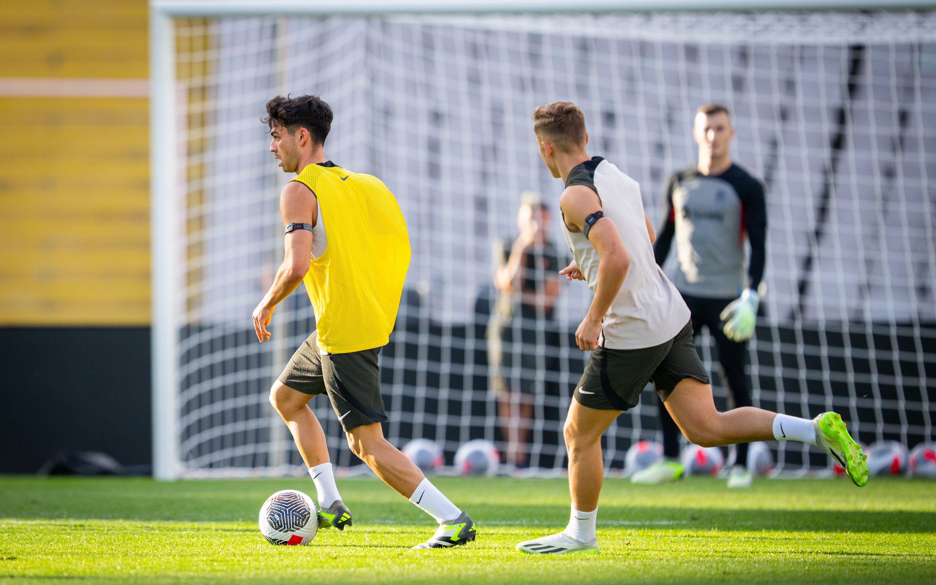 Training session at Montjuïc