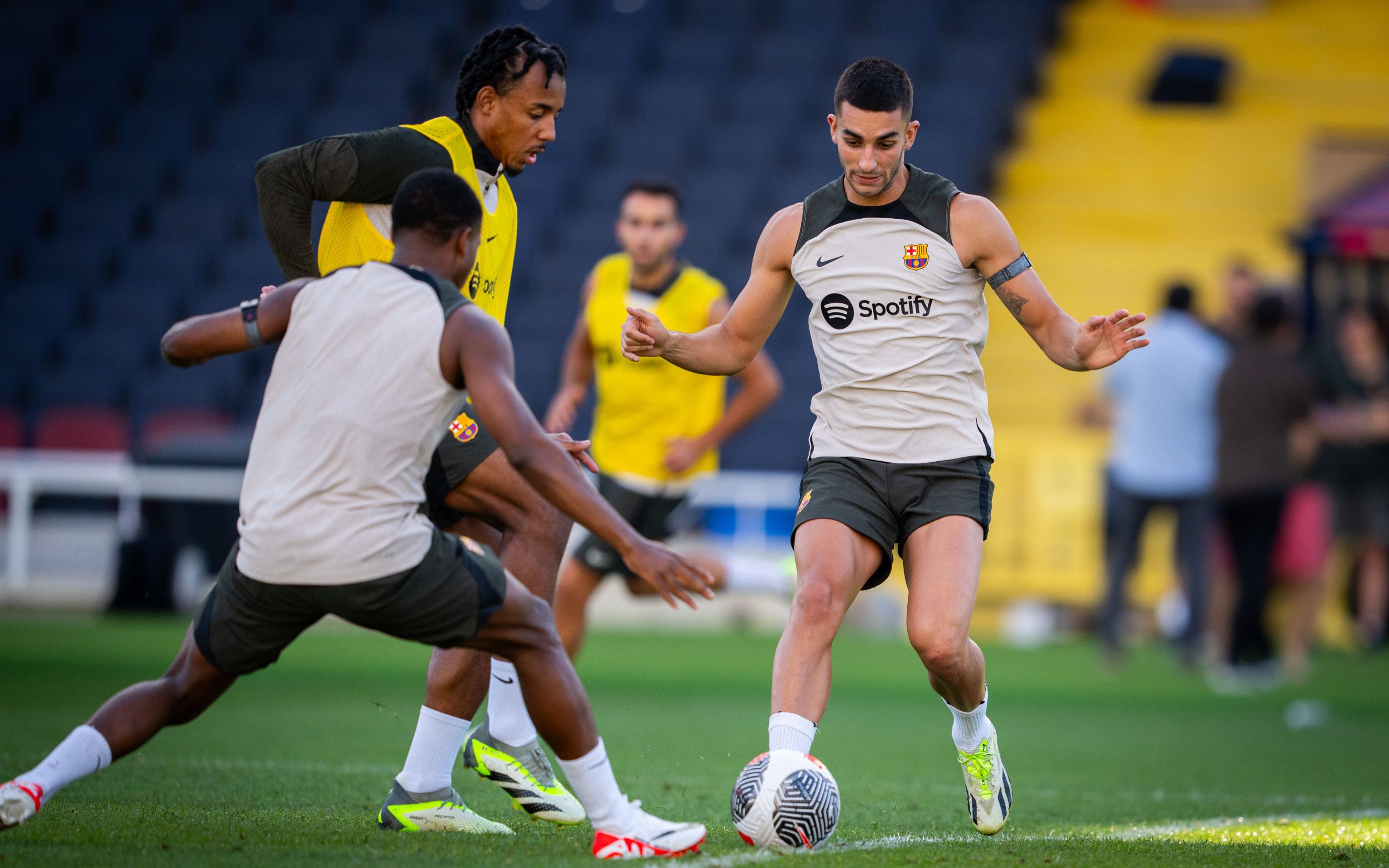 Training session at Montjuïc