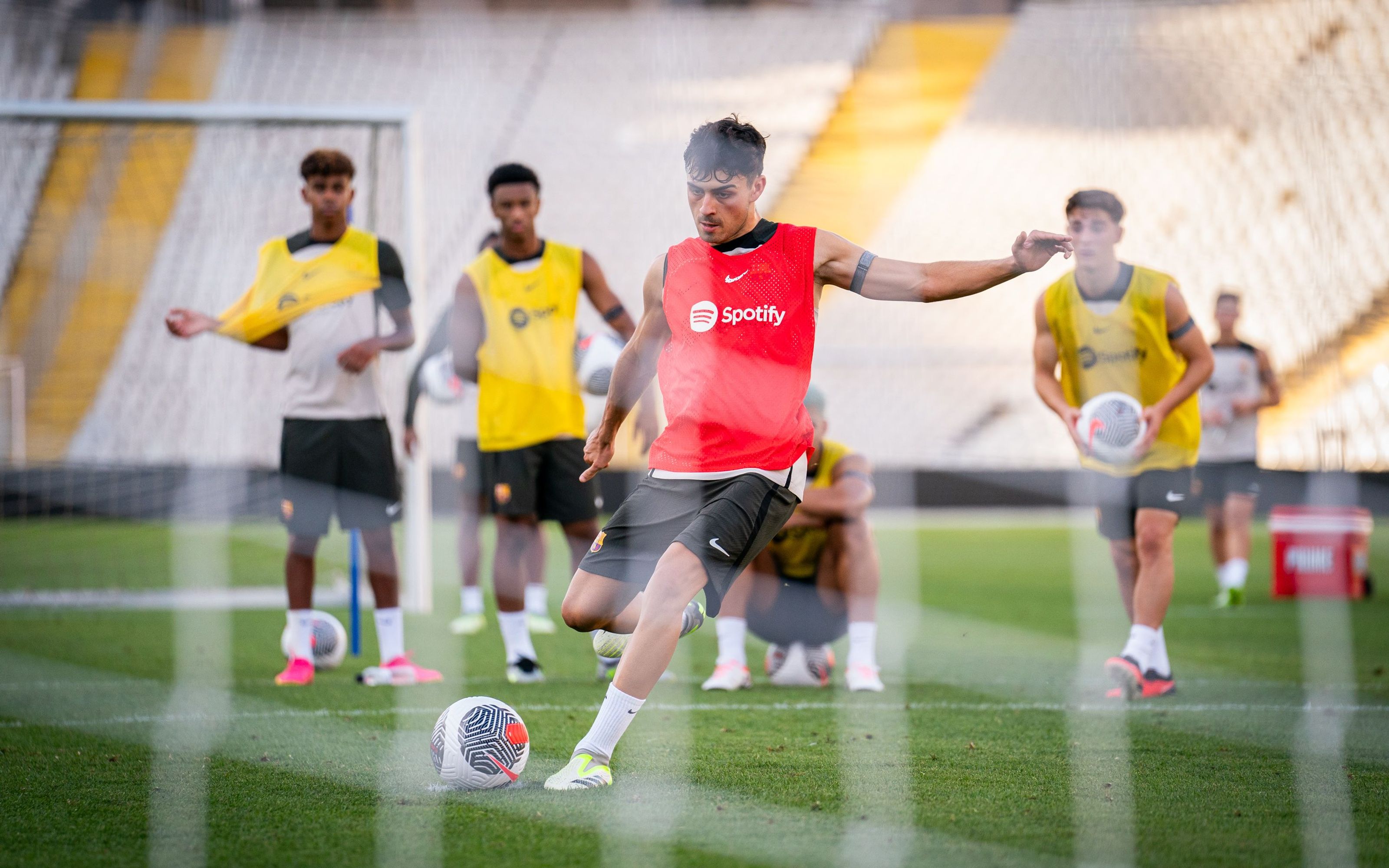 Training session at Montjuïc
