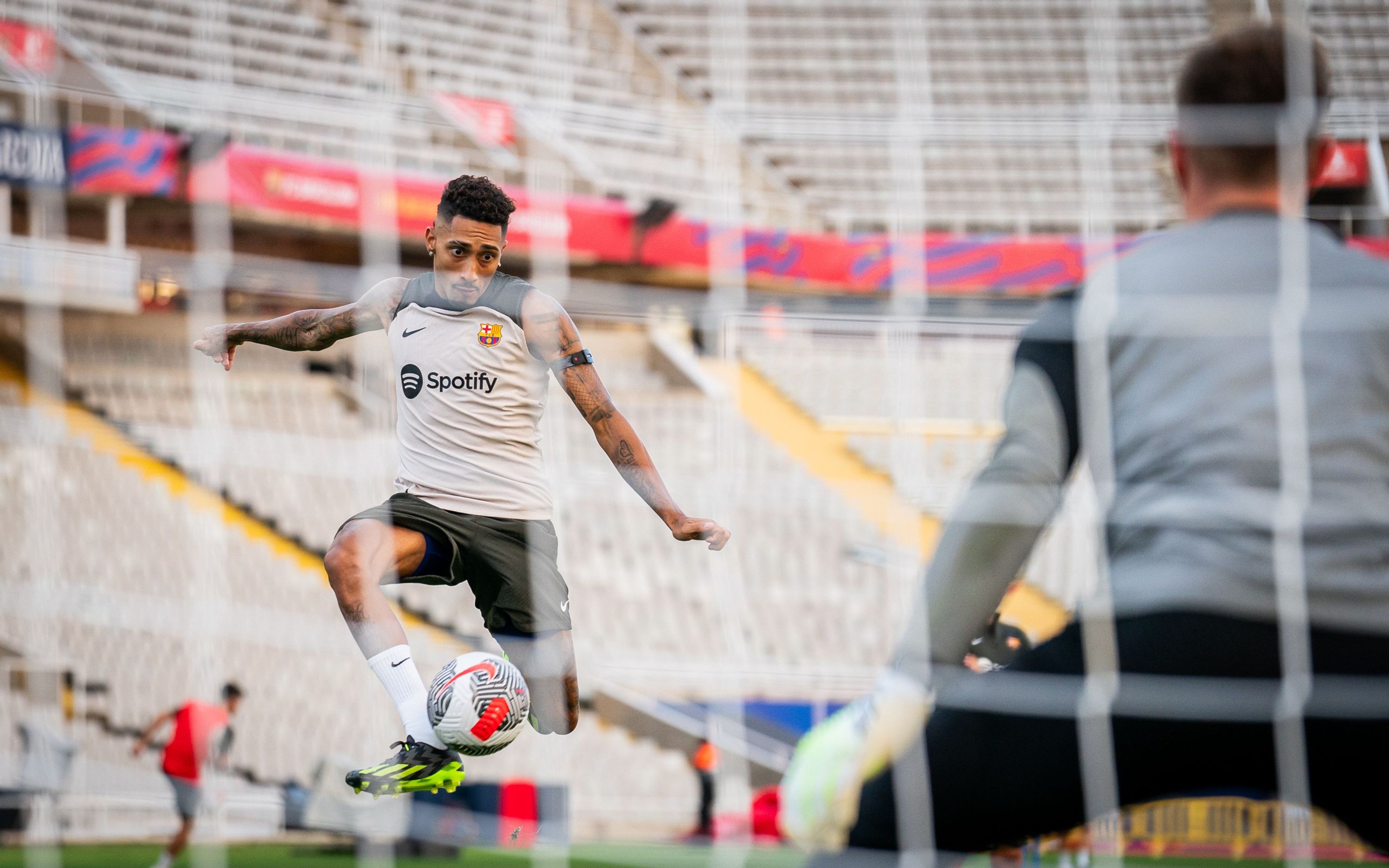 Training session at Montjuïc