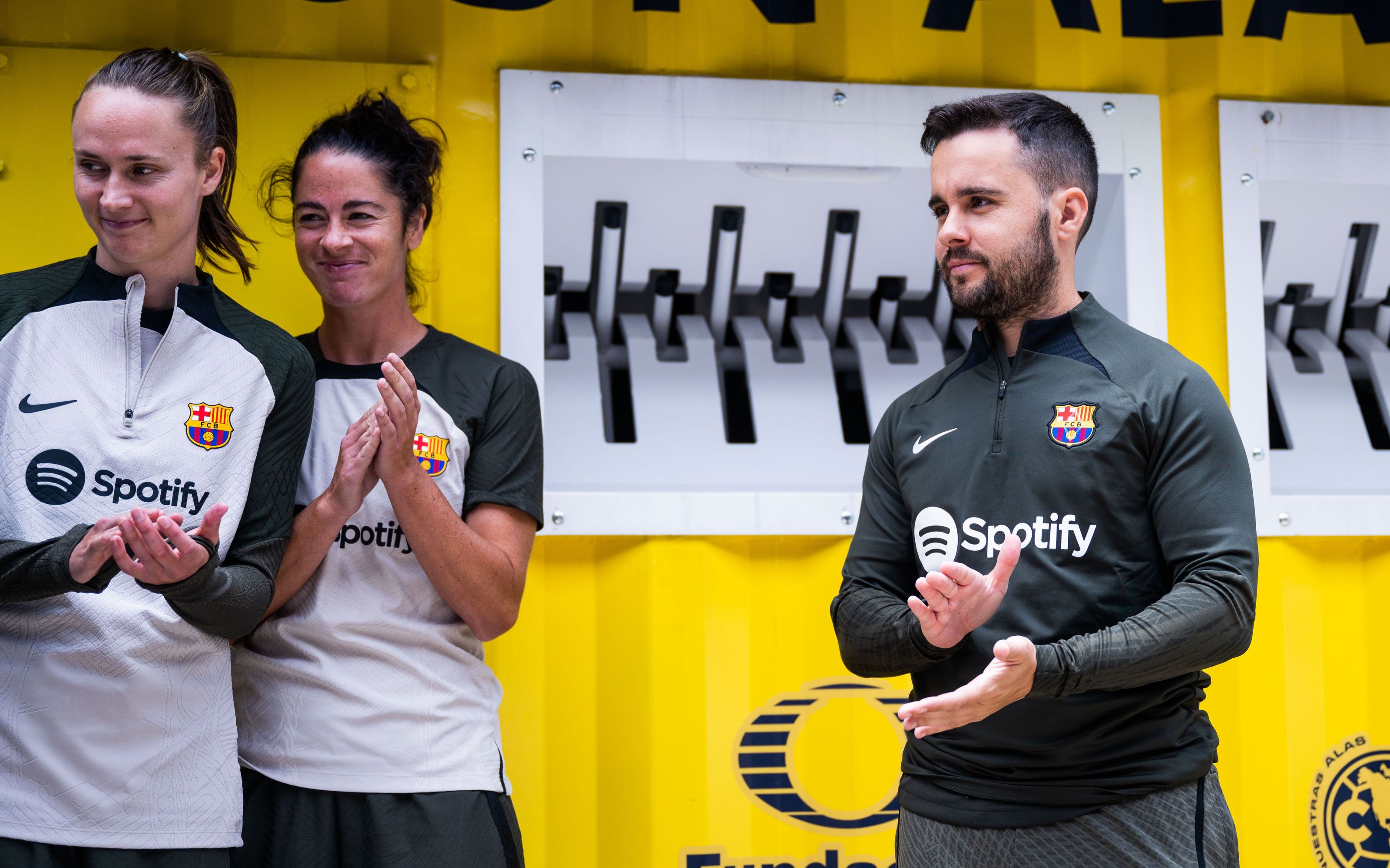 A busy day for Barça Women on tour in Mexico