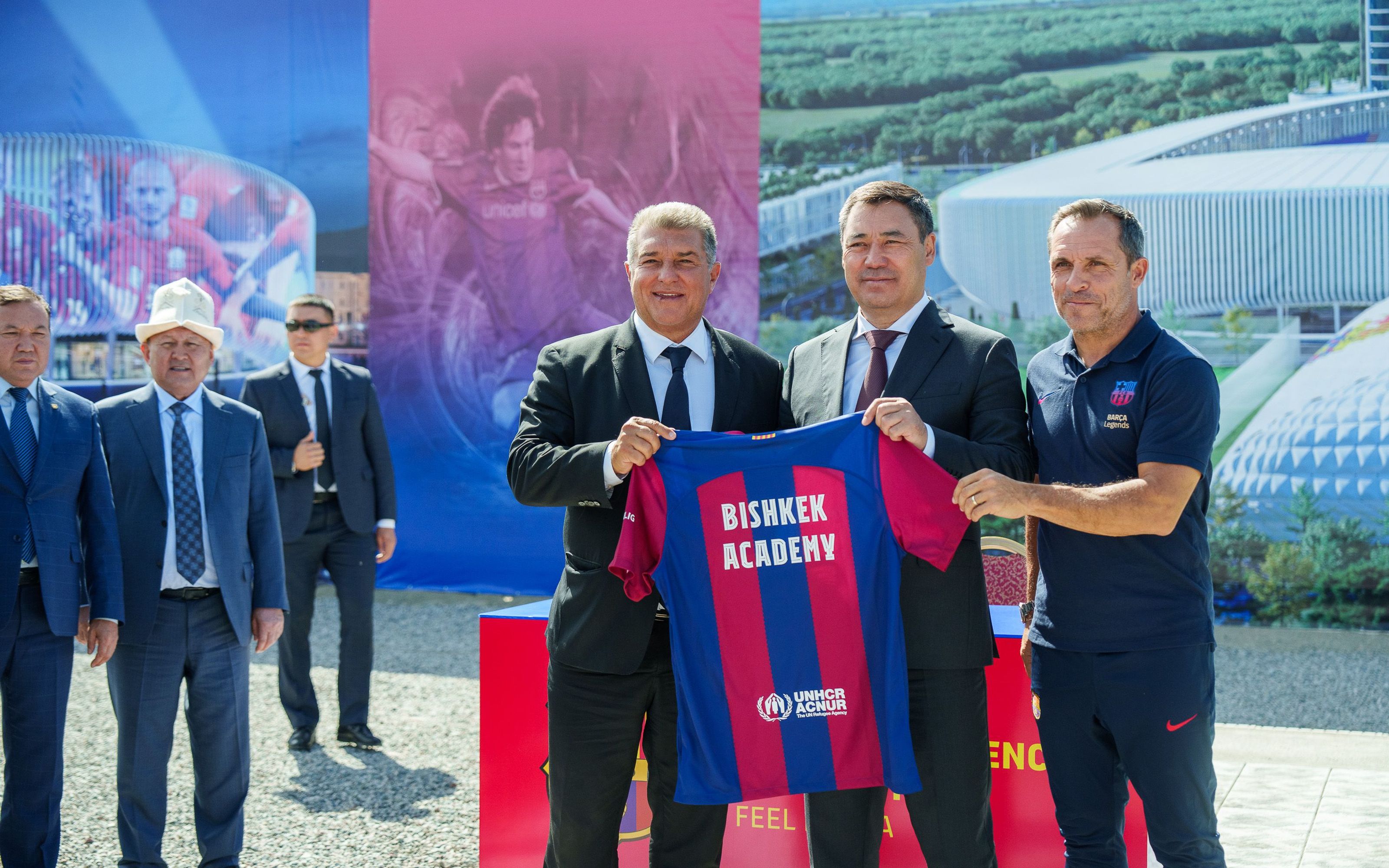 Day three in Kyrgyzstan for the Barça Legends