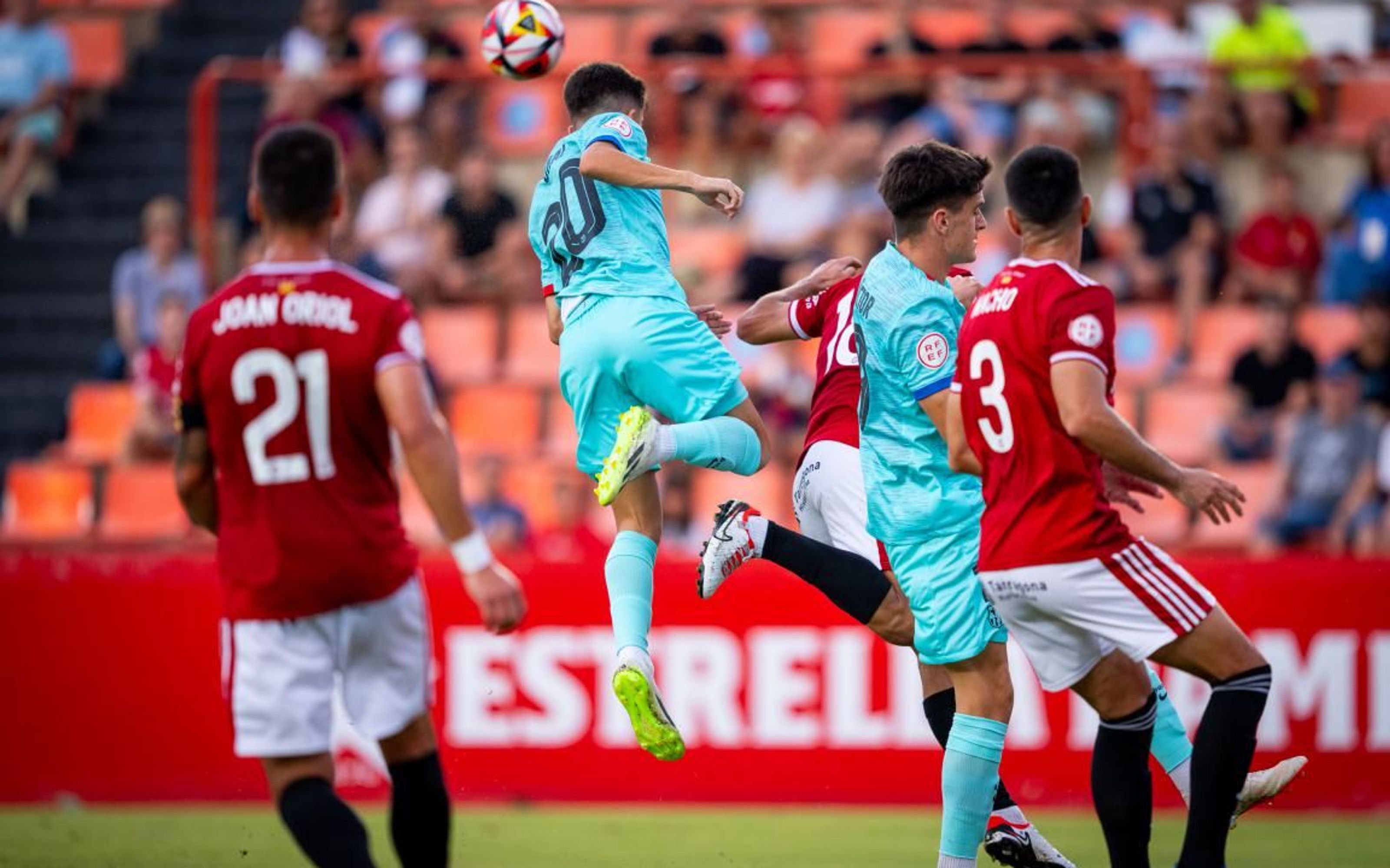 La derrota contra el Nàstic, en imágenes