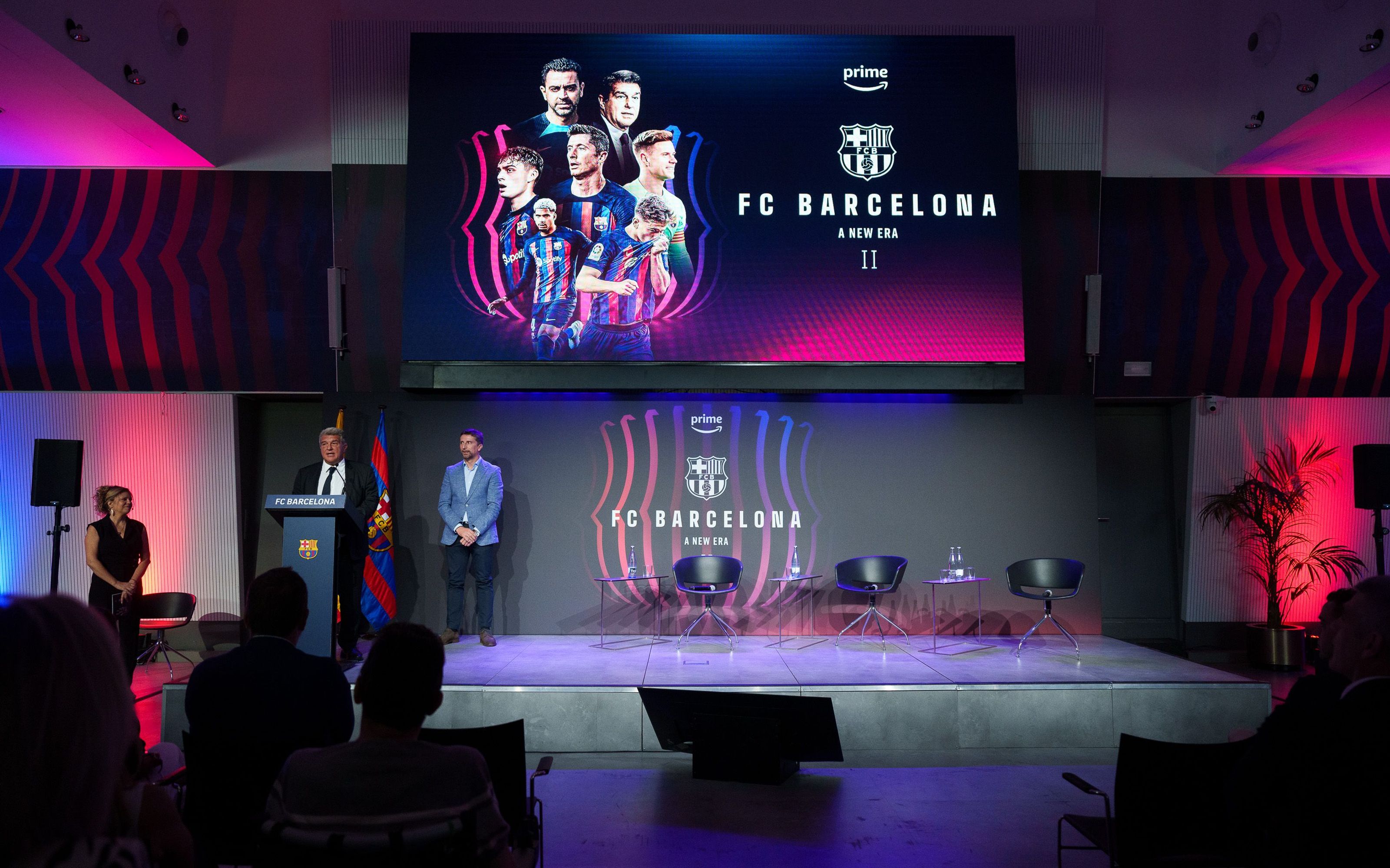 Las mejores imágenes del estreno de la docuserie 'FC Barcelona, una nueva era'