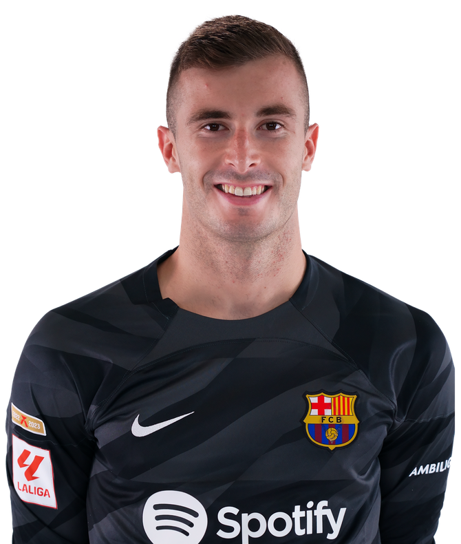 Iñaki Peña | Ficha del jugador 22/23 | Portero | Canal Oficial FC Barcelona