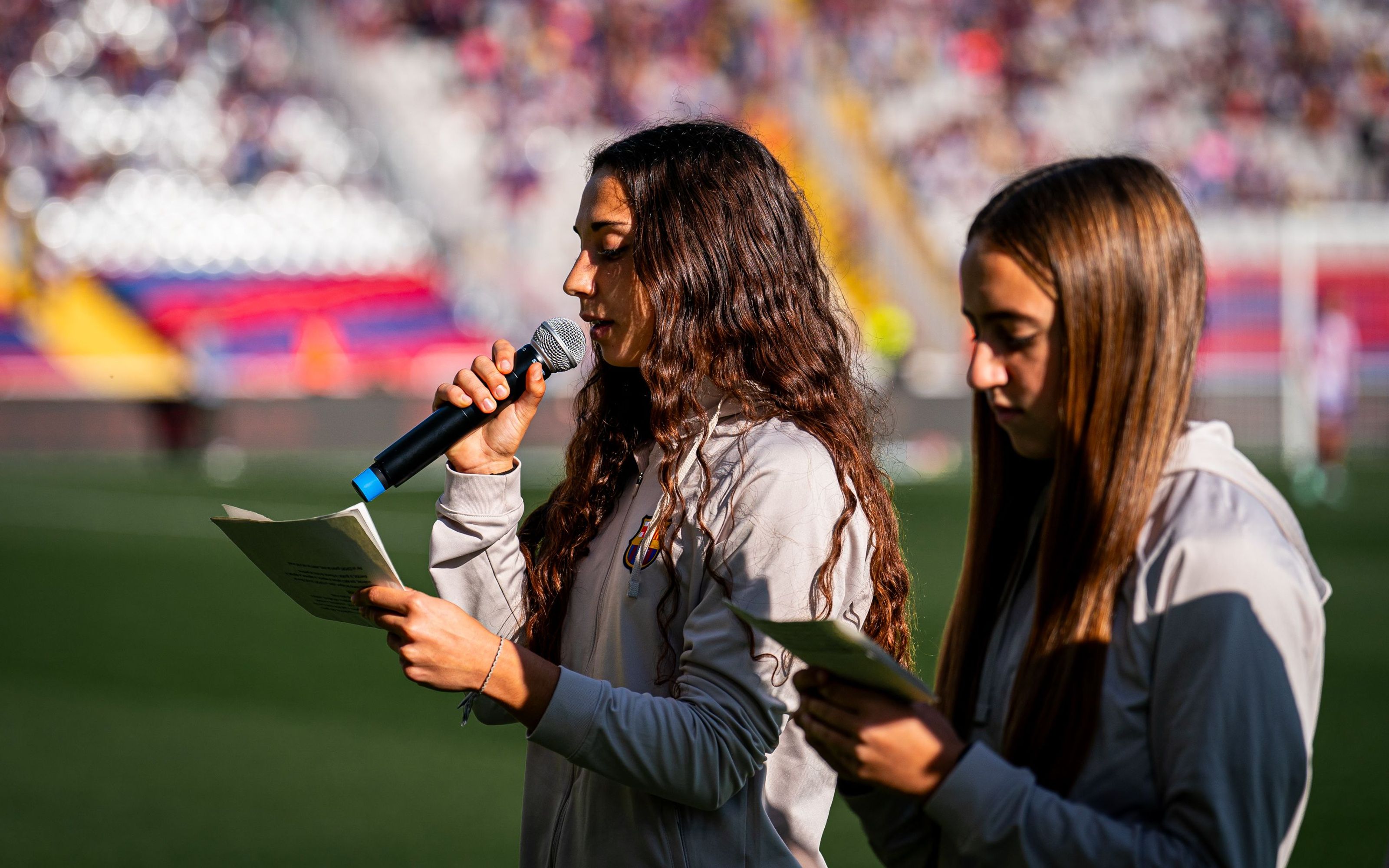 La lectura del manifest es va estrenar en el Clàssic Femení