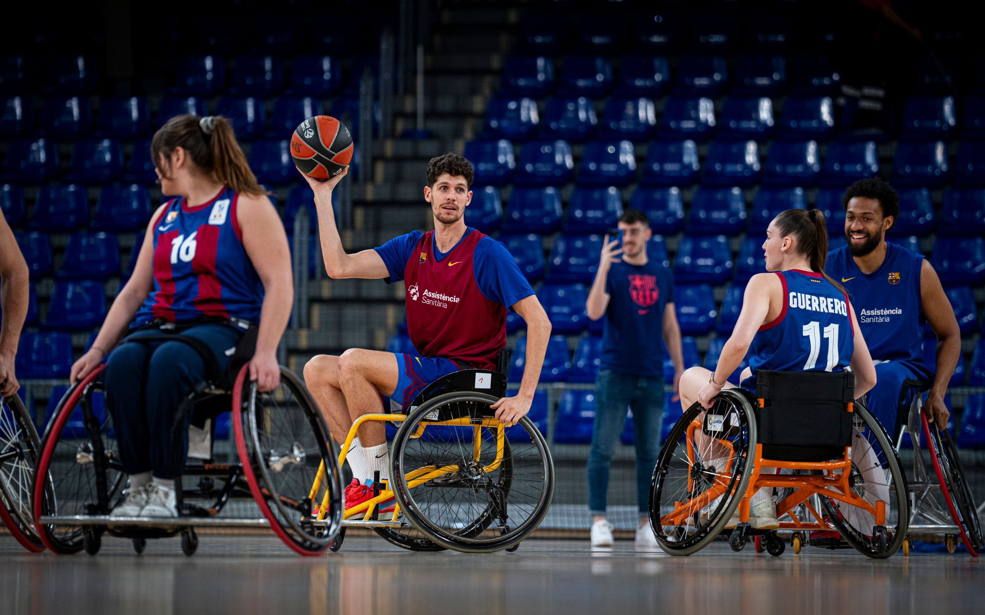 FC Barcelona basketball united for International Day of Persons with Disabilities