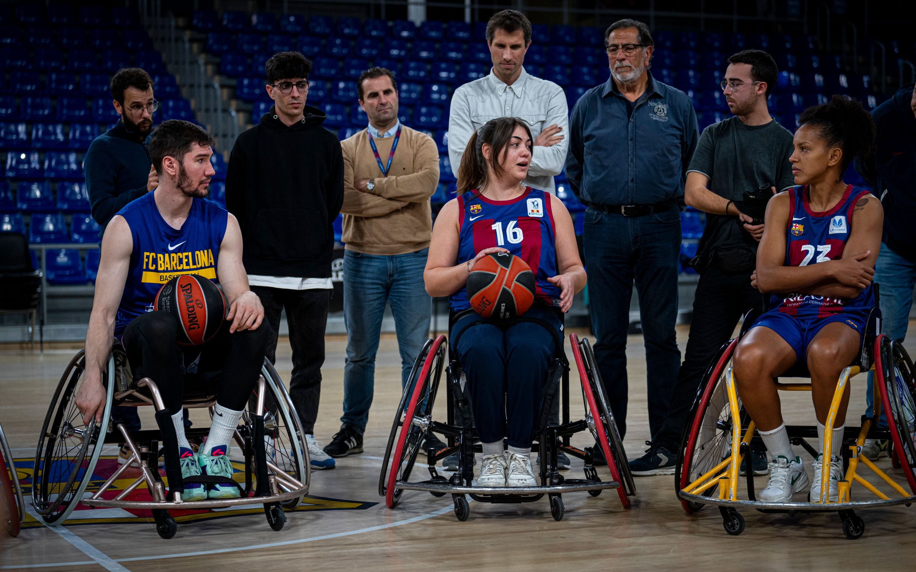 FC Barcelona basketball united for International Day of Persons with Disabilities