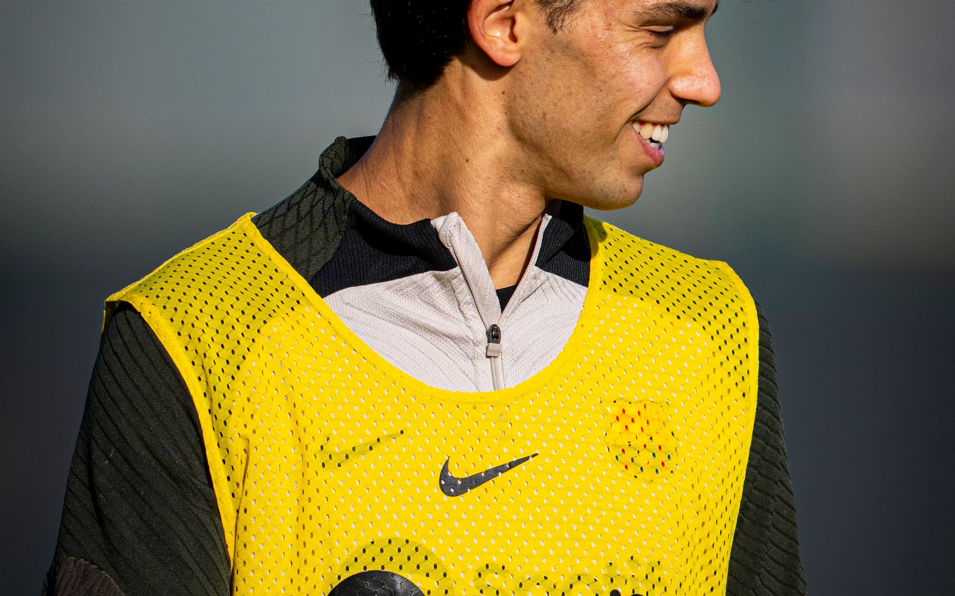 Photos of the training session on the Tito Vilanova pitch