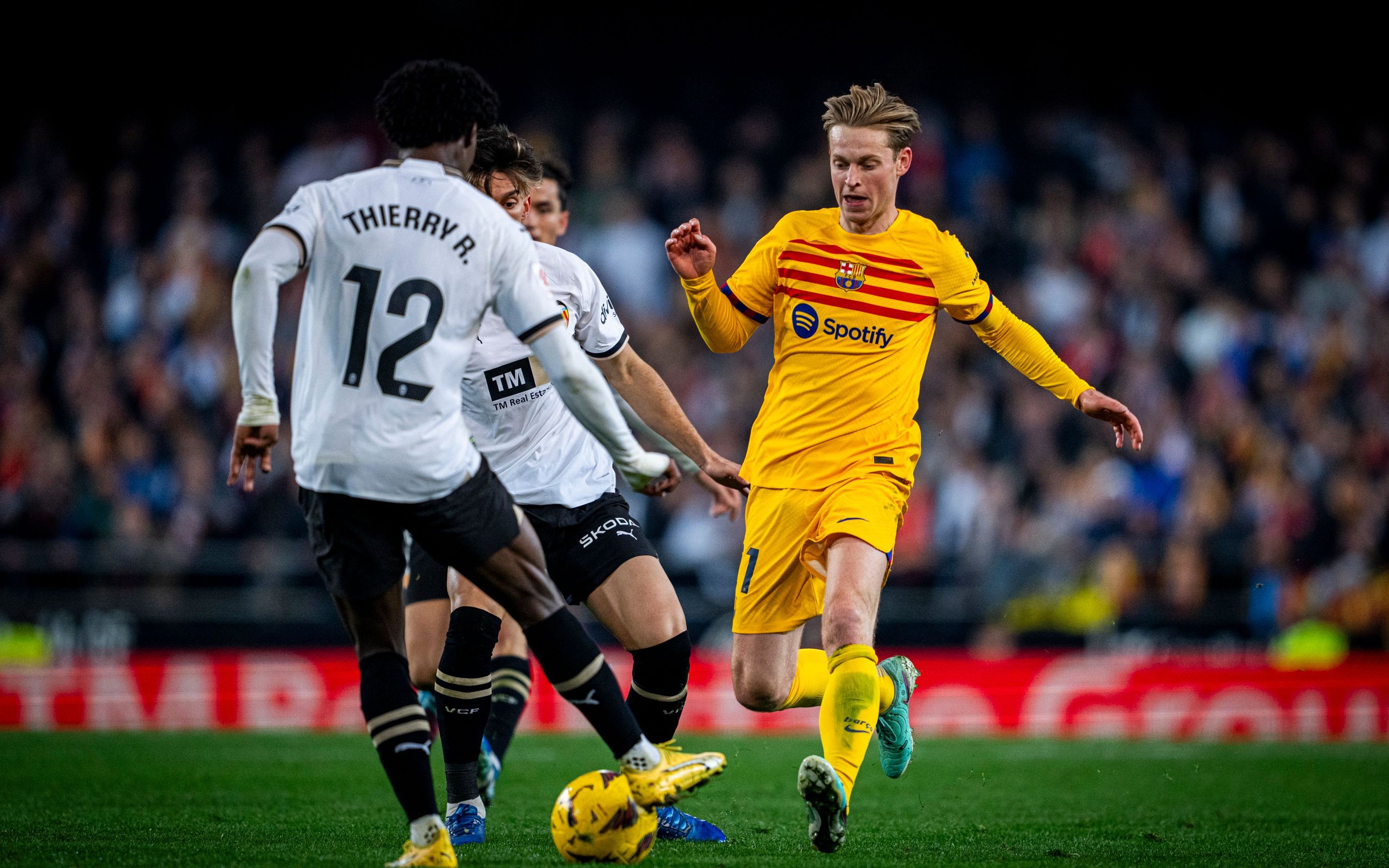 Photos from the draw against Valencia