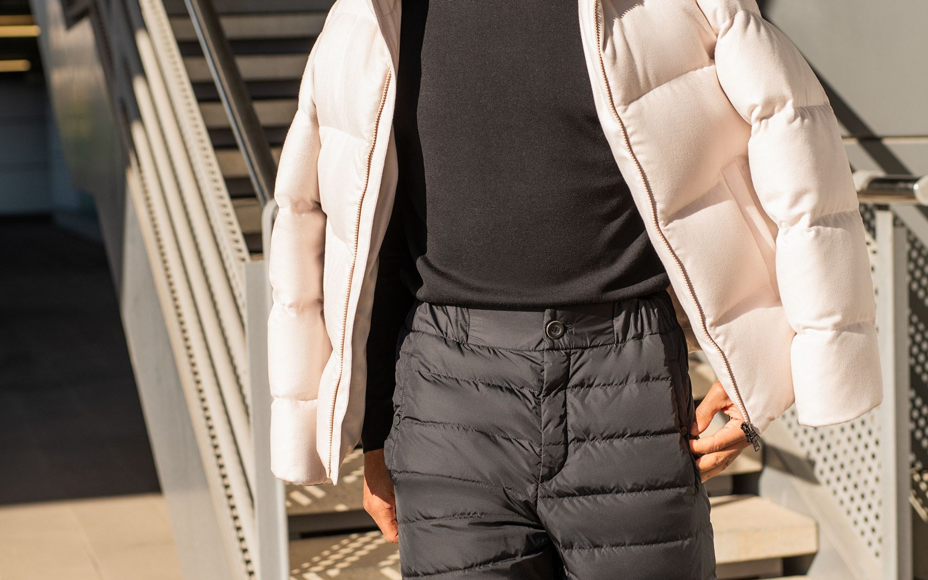 El primer equipo viaja con Herno, el Formal Wear Partner azulgrana