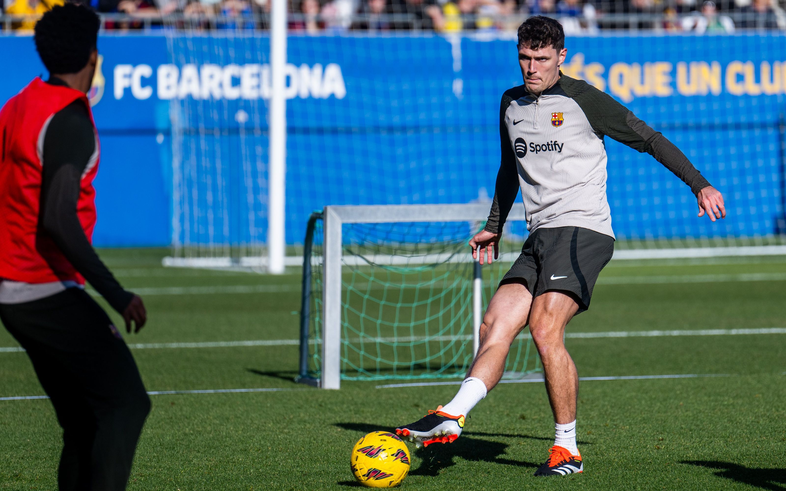 A training session with a smile