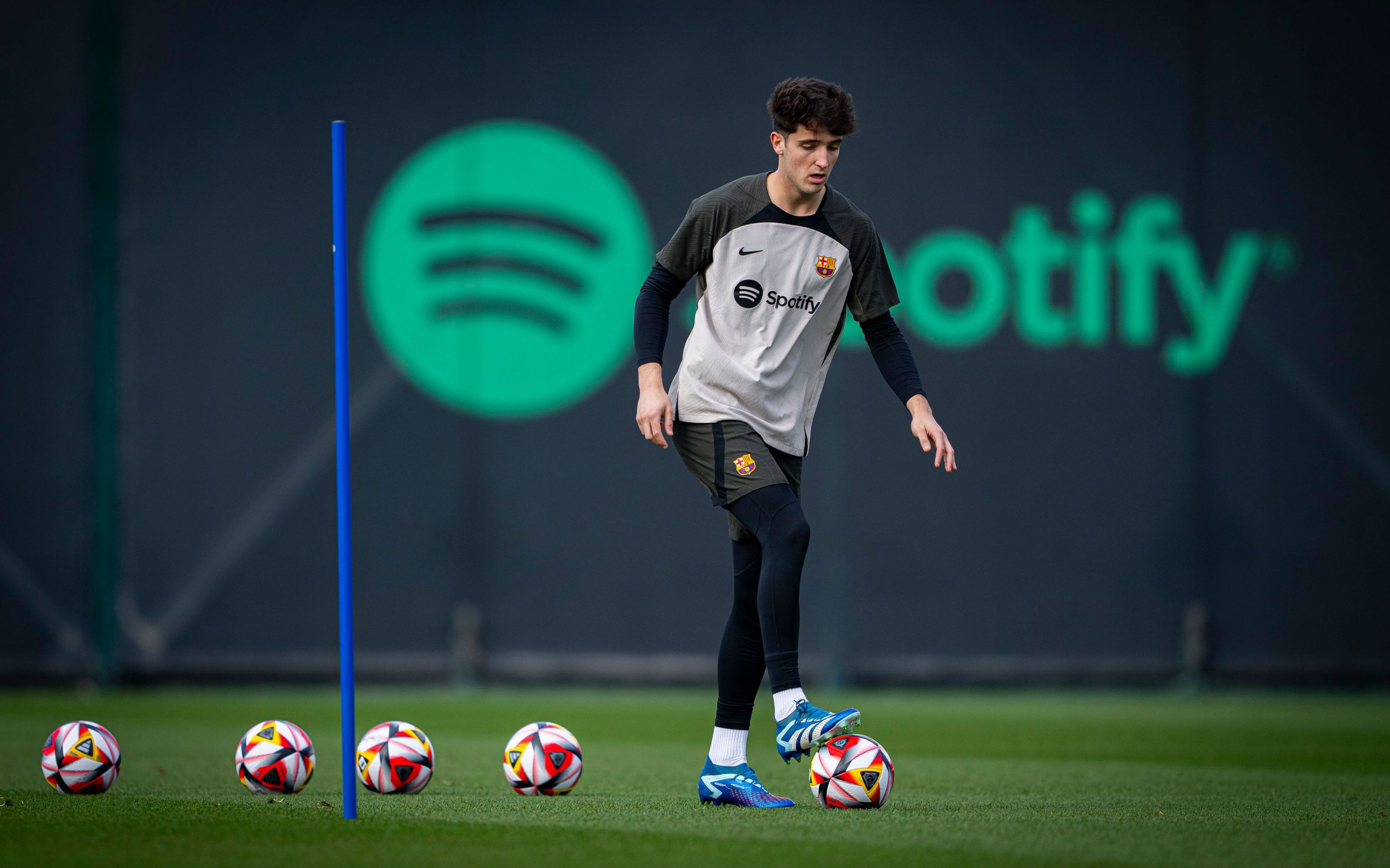 Training after the Las Palmas win