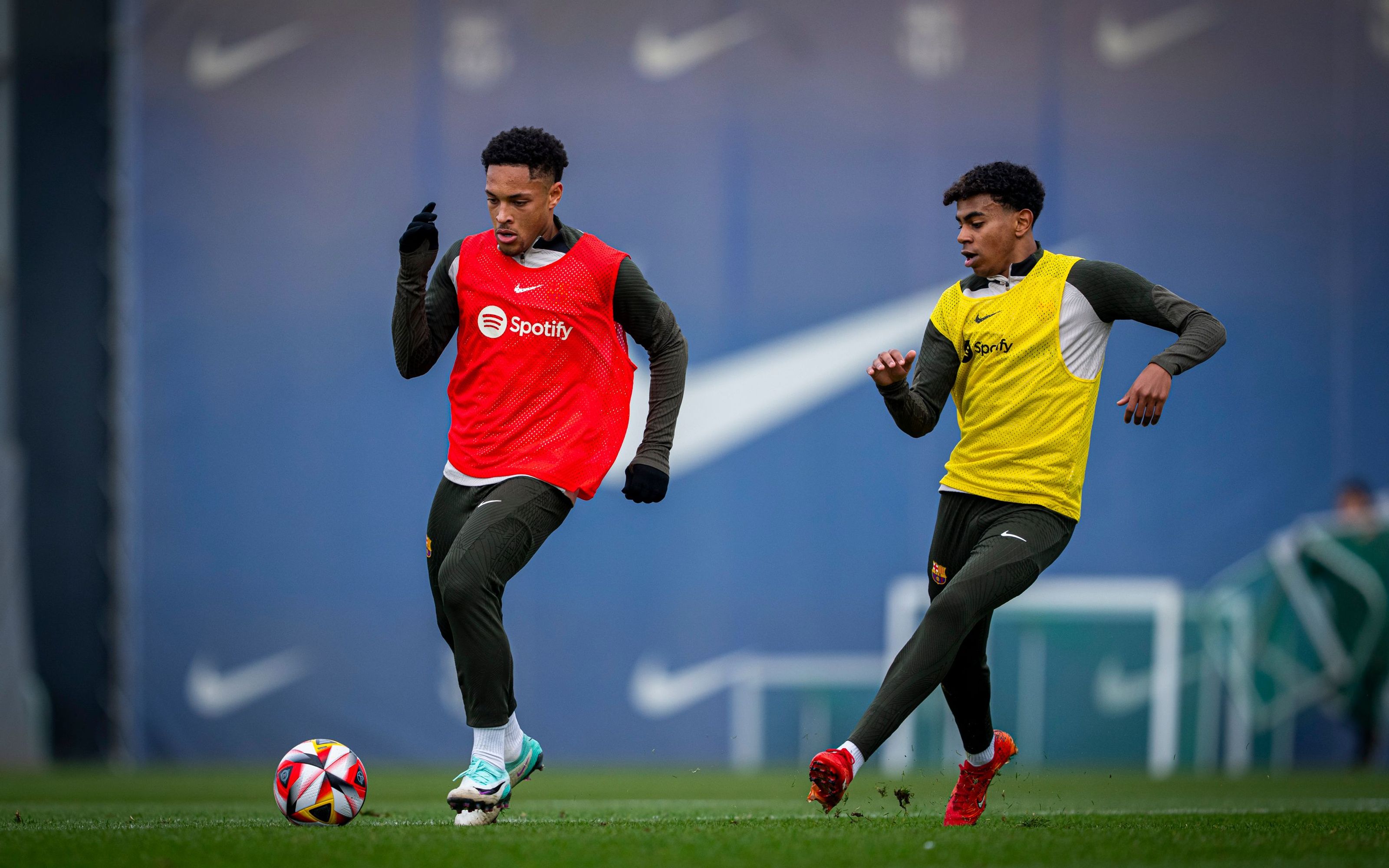 Entrenamiento al día siguiente de ganar en Las Palmas