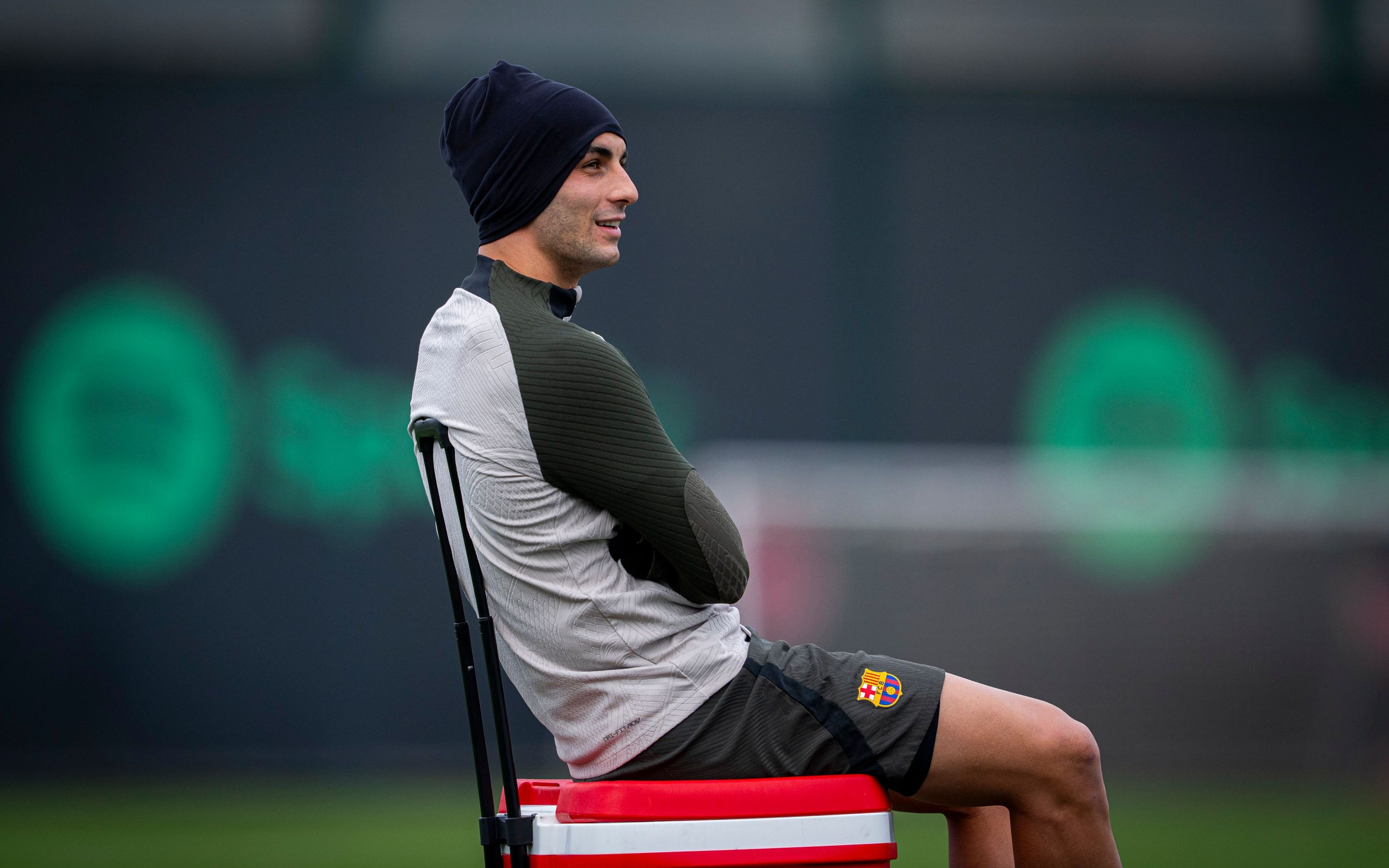 Training after the Las Palmas win